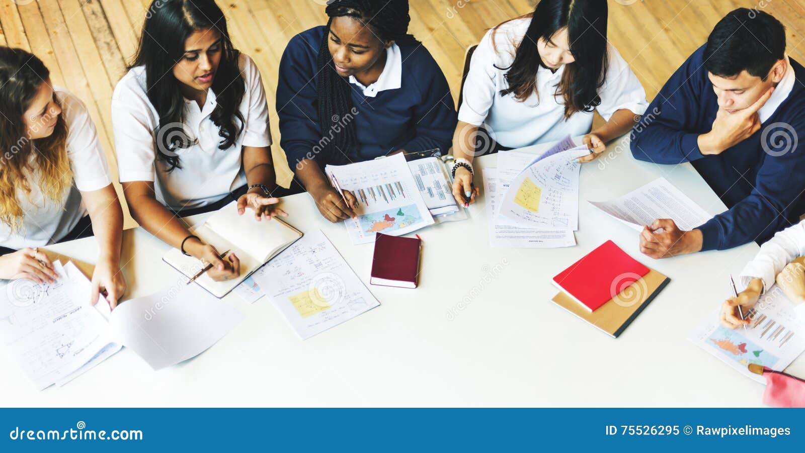 Student Classmate Friends Understanding Study Concept Stock Image ...