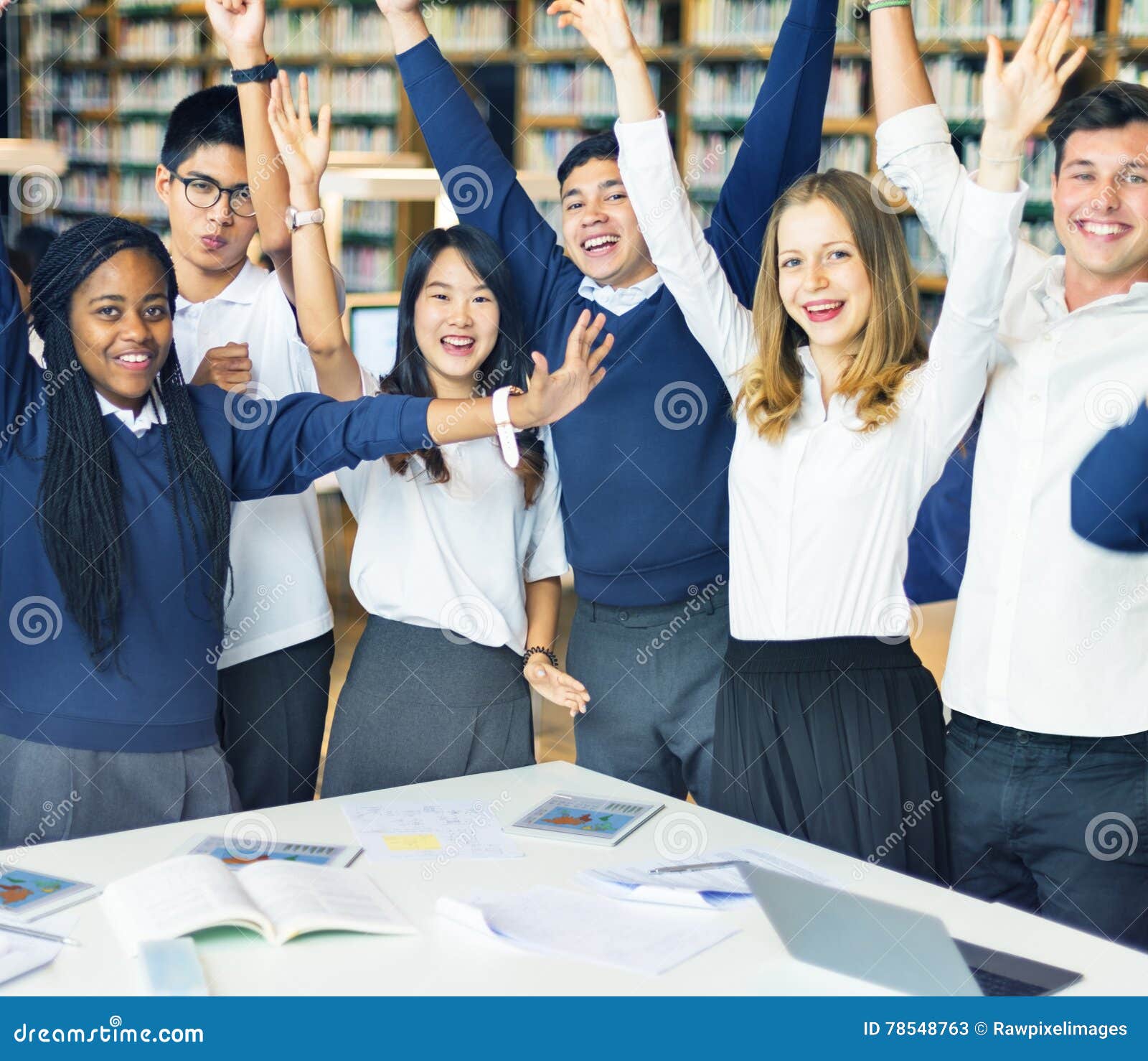 Student Classmate Friends Understanding Study Concept Stock Image ...