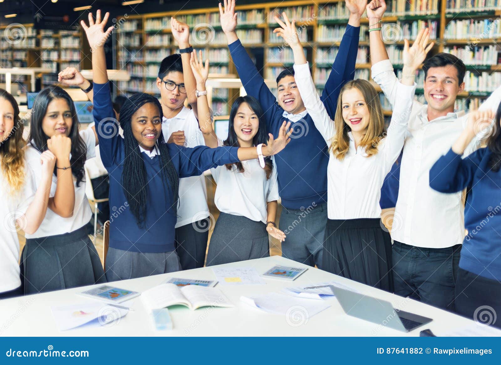 Student Classmate Friends Understanding Study Concept Stock Photo ...