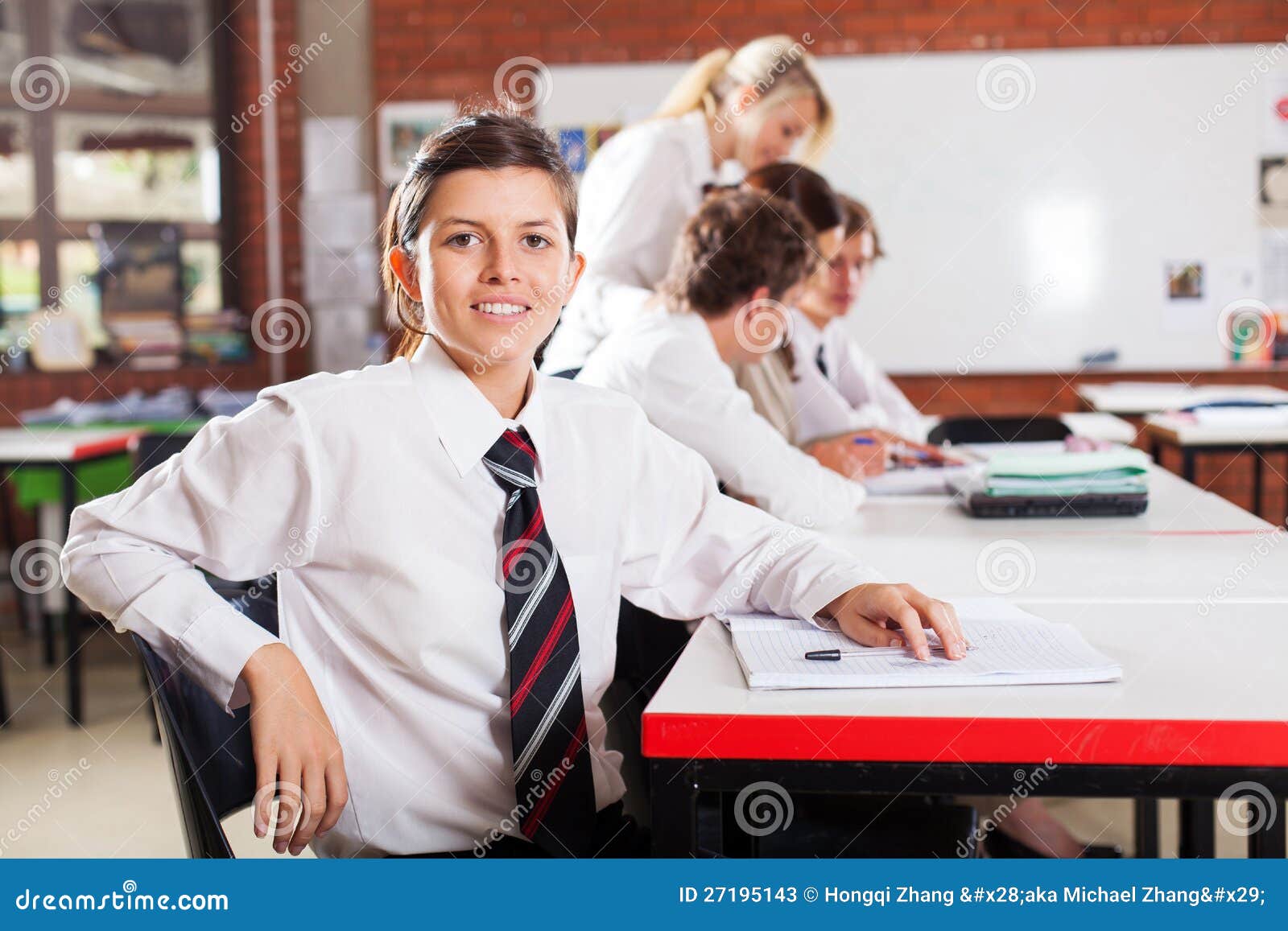 Student in classroom stock image. Image of classroom - 27195143