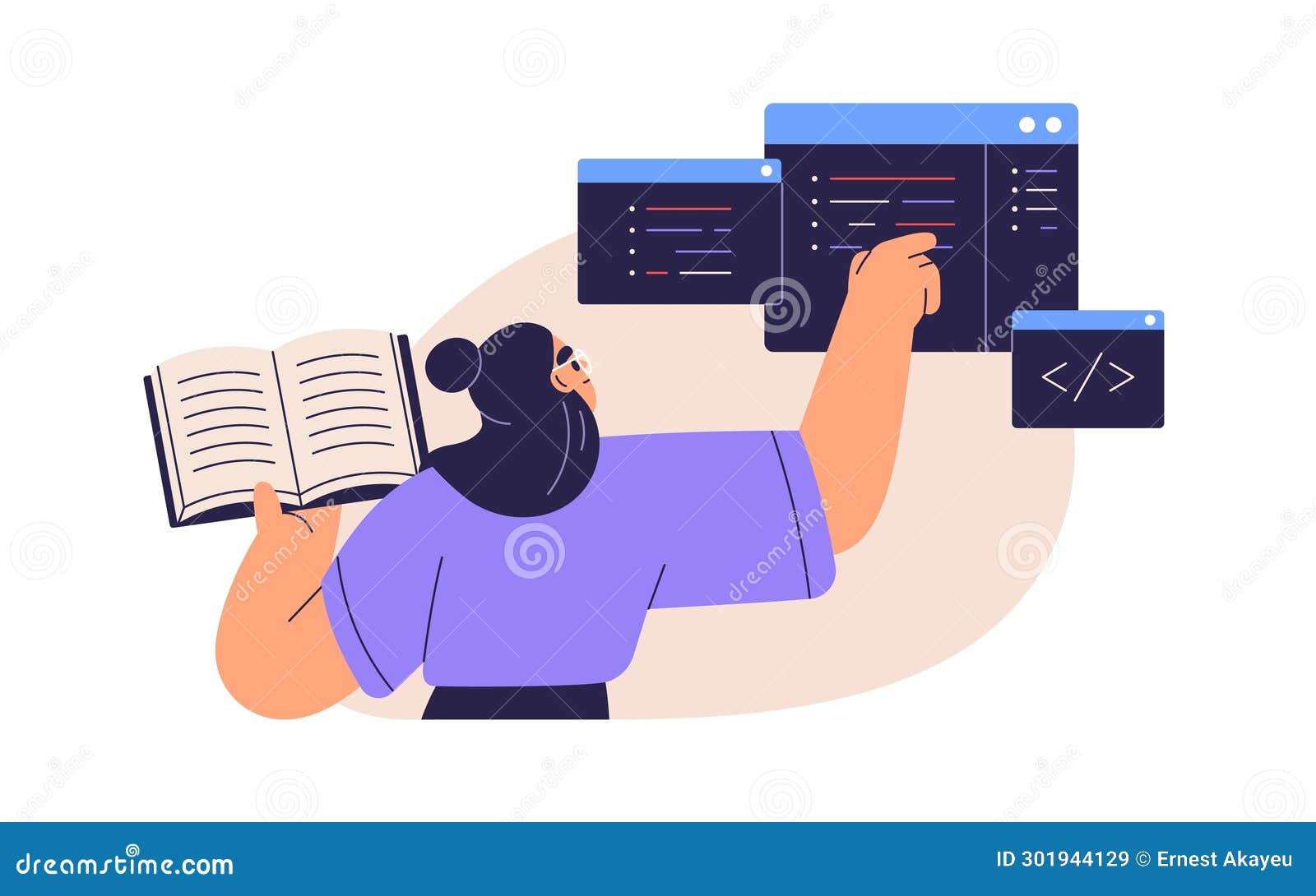 Student Coding, Programming. Studying Software Engineering, Computer ...