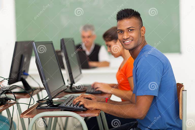 Student computer class stock photo. Image of looking - 31576212