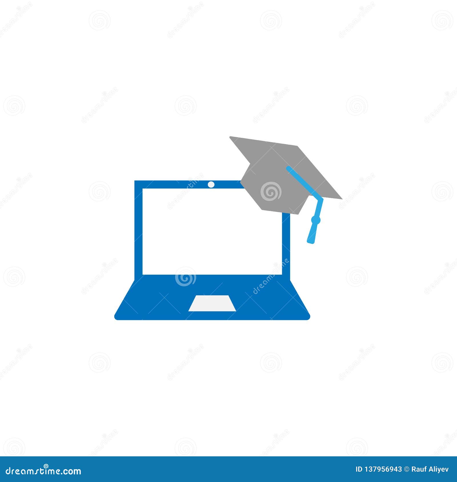 Student and Computer Icon. Element of Education Icon for Mobile Concept ...