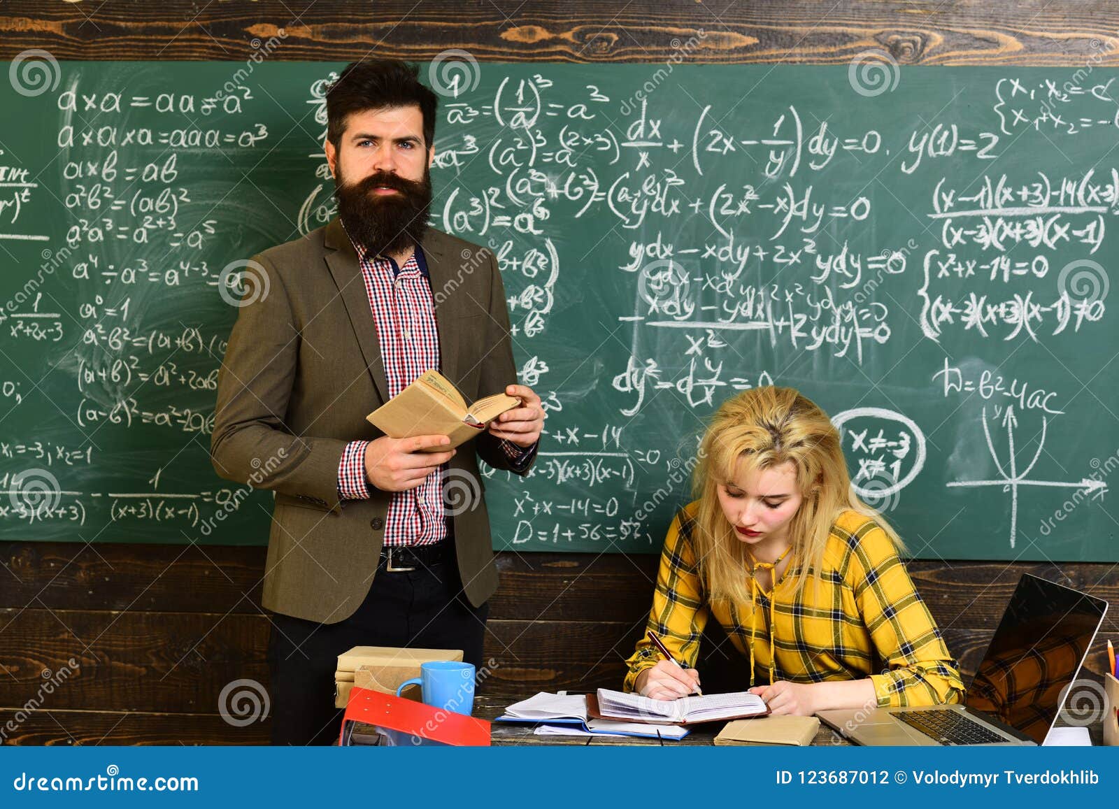 Student Conference in Loft Interior Coworking Space Using Digital ...