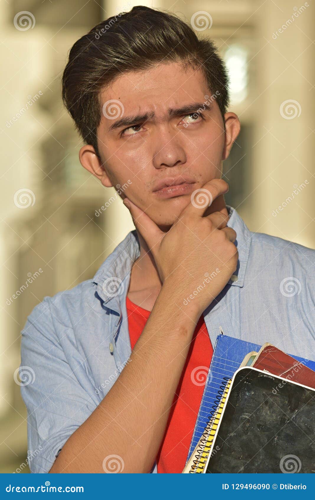Student Decision Making with Books Stock Photo - Image of thinking ...