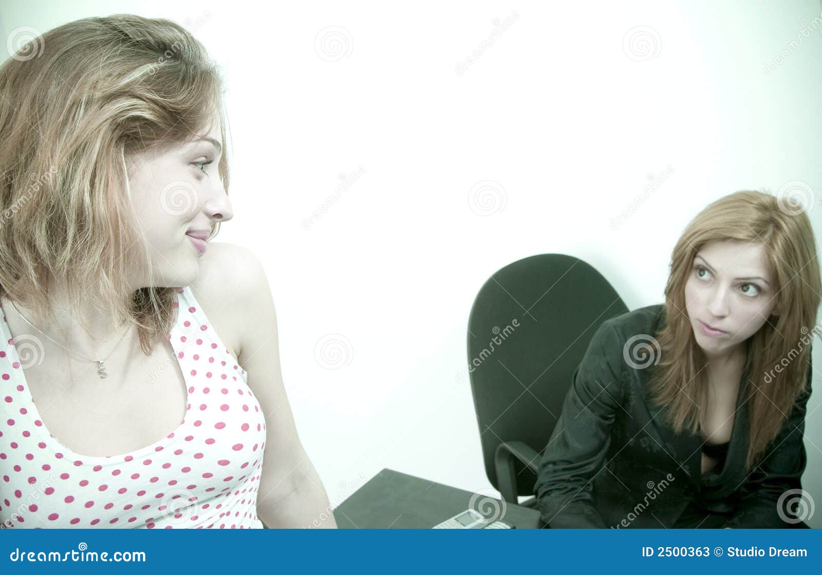 Student defying teacher stock image. Image of girls, students - 2500363
