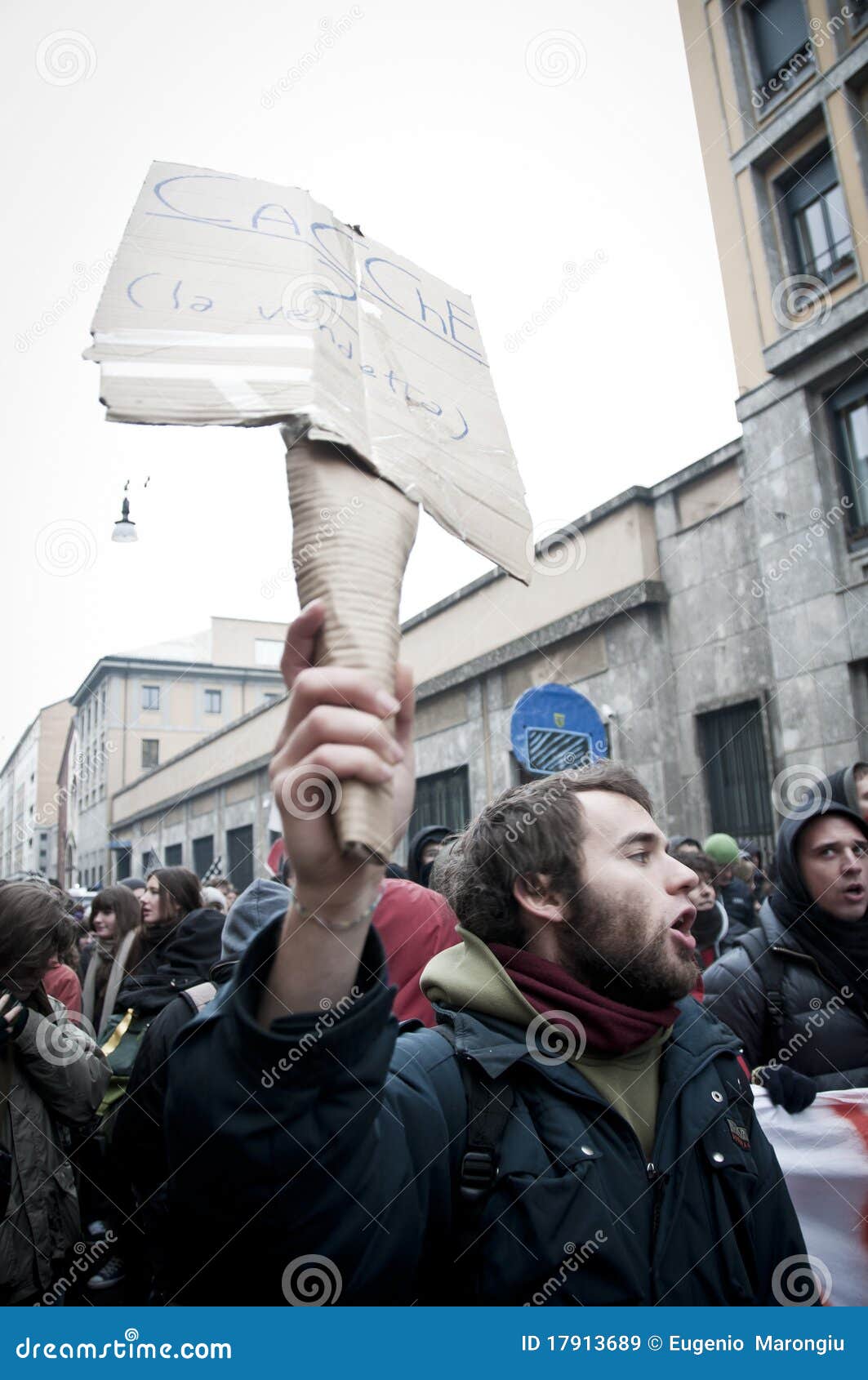 Student Demonstration in Milan December 22, 2010 Editorial Stock Image ...