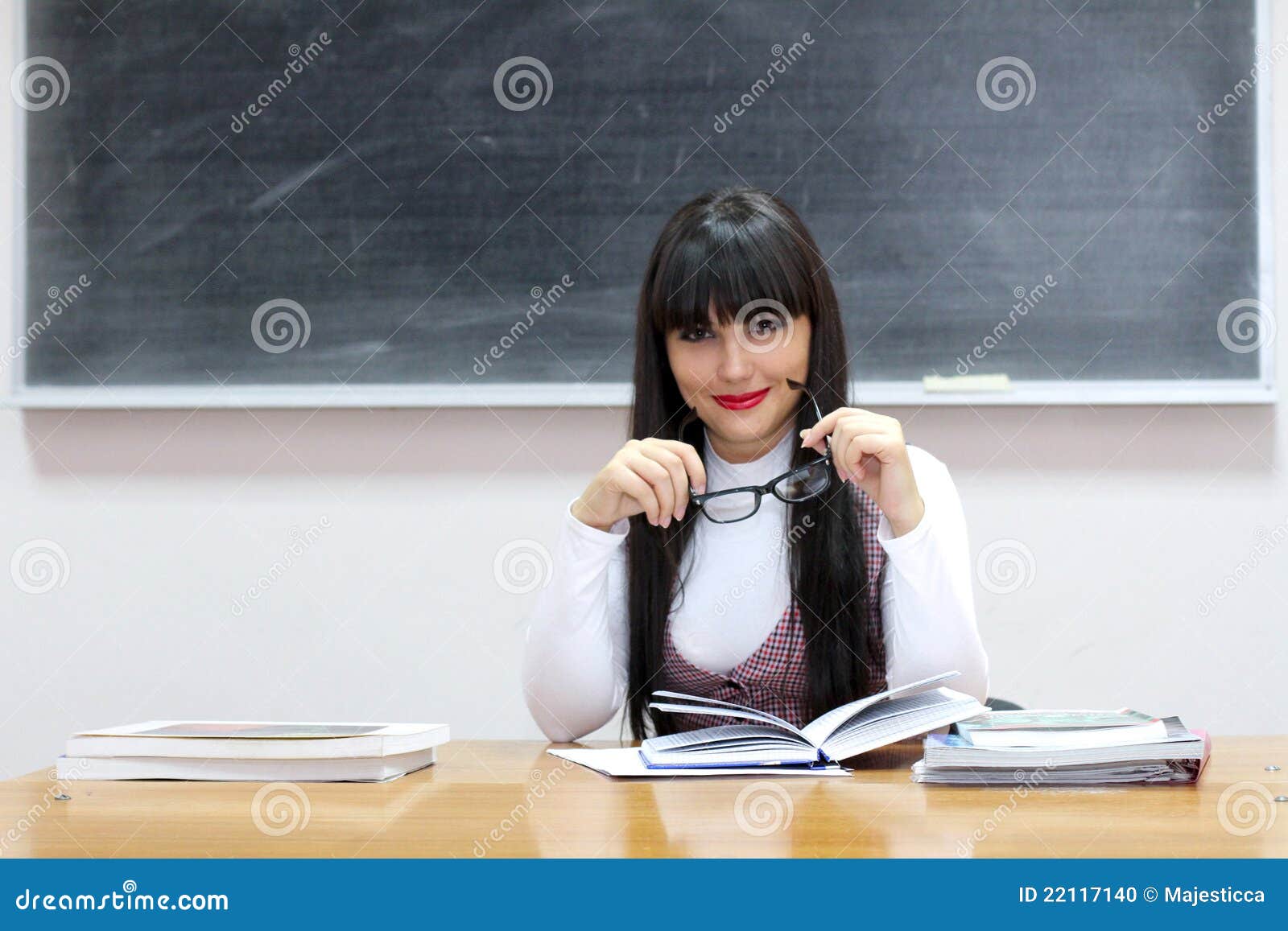 Student at the desk stock photo. Image of college, people - 22117140
