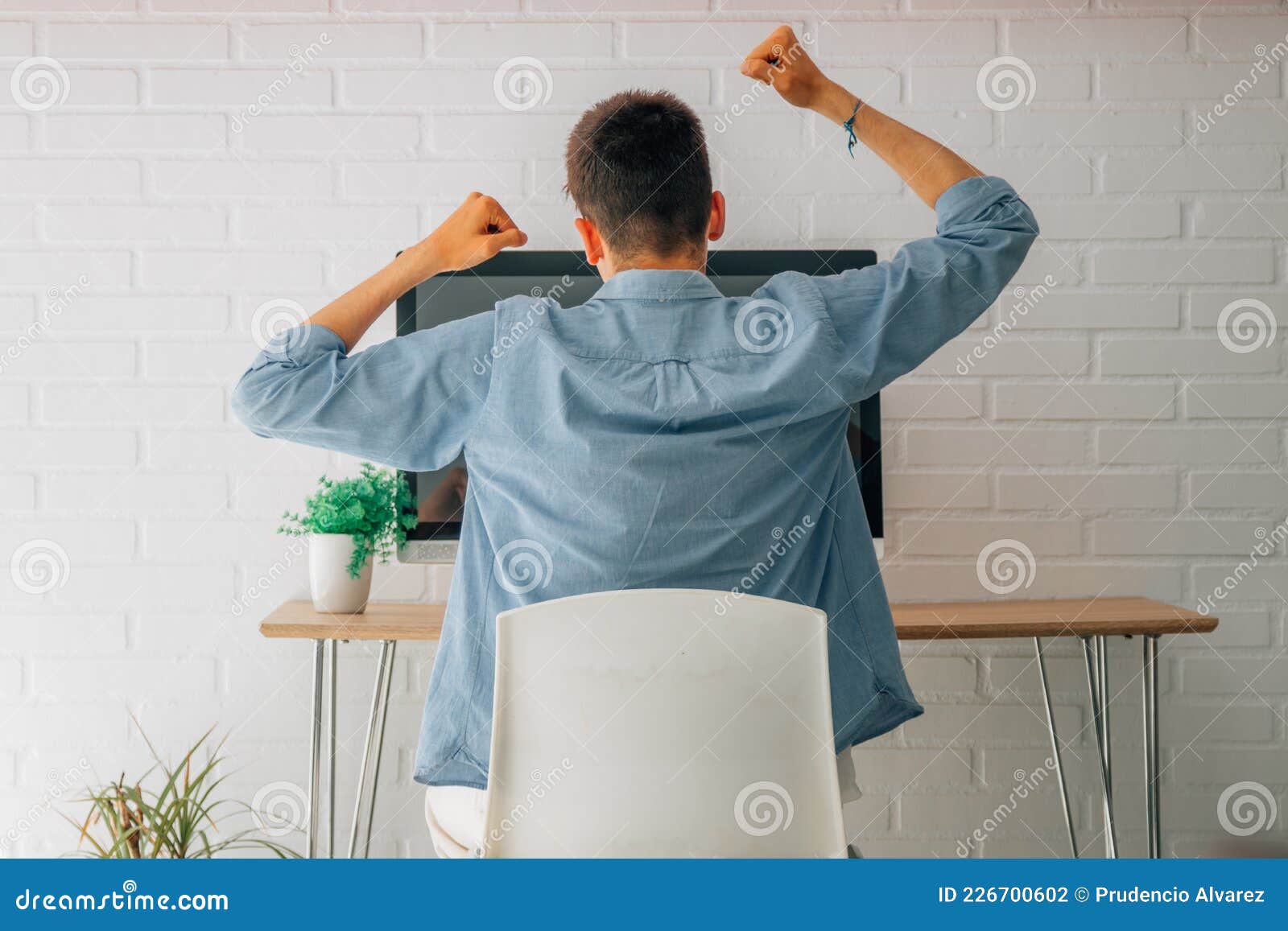 Student at the Desk with Computer Stock Photo - Image of children ...