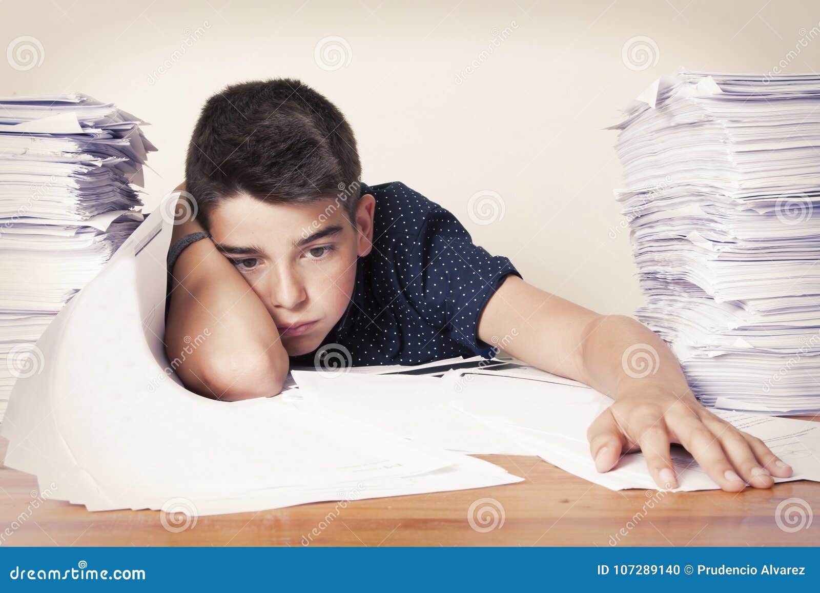 Student at the desk stock photo. Image of handsome, people - 107289140
