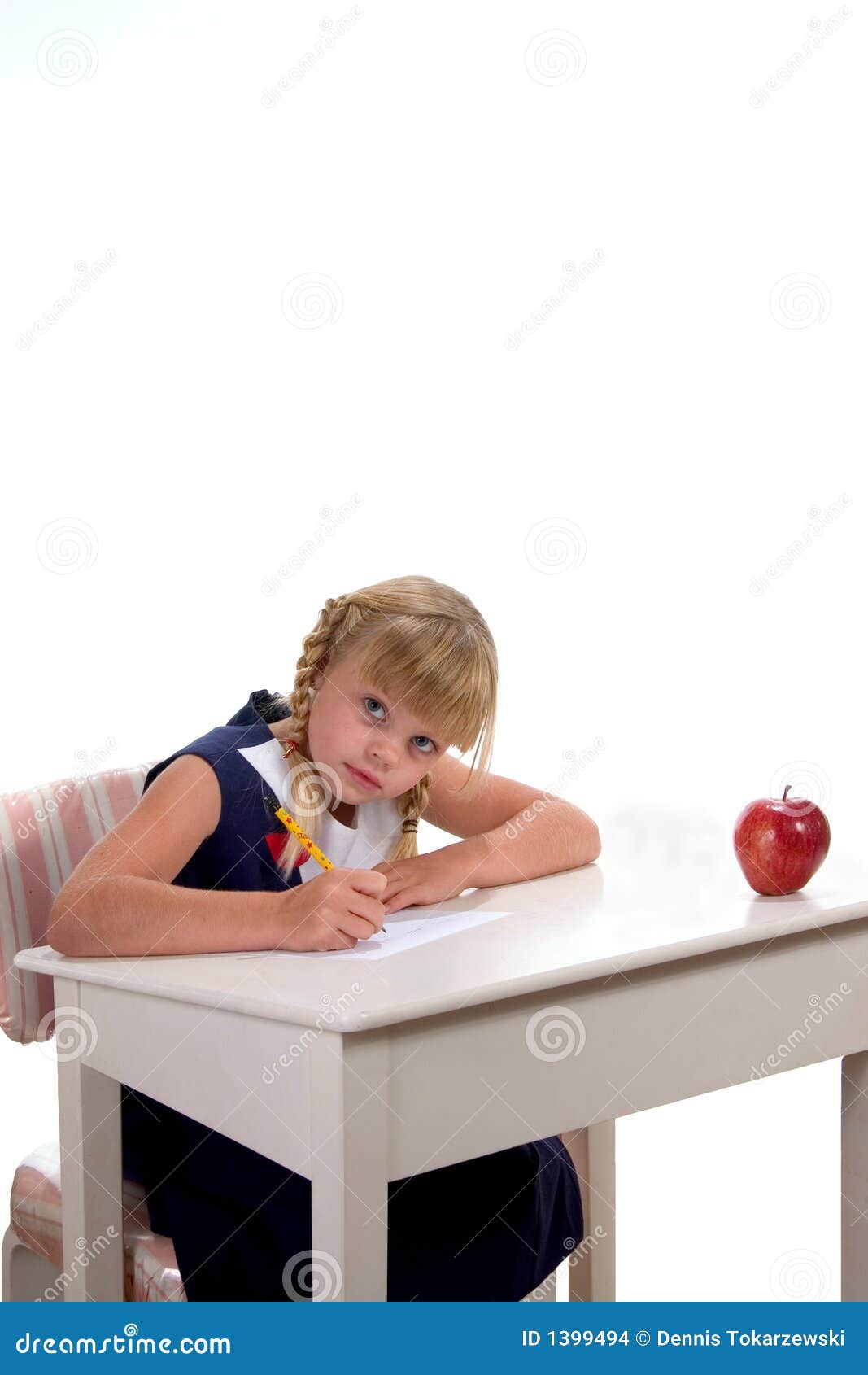 Student at desk2 stock photo. Image of learn, desk, gift - 1399494