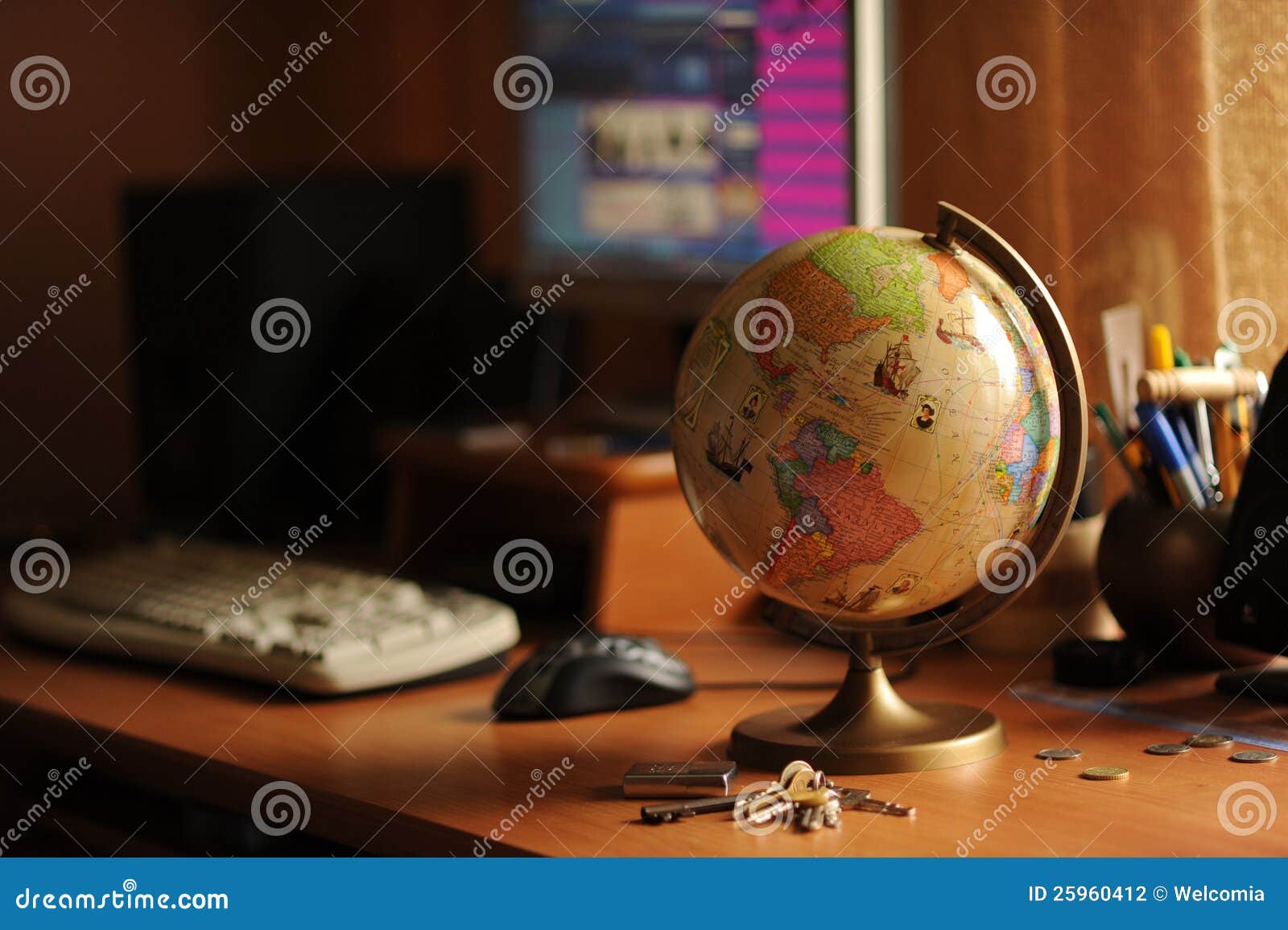 Student Desktop stock photo. Image of learning, place - 25960412