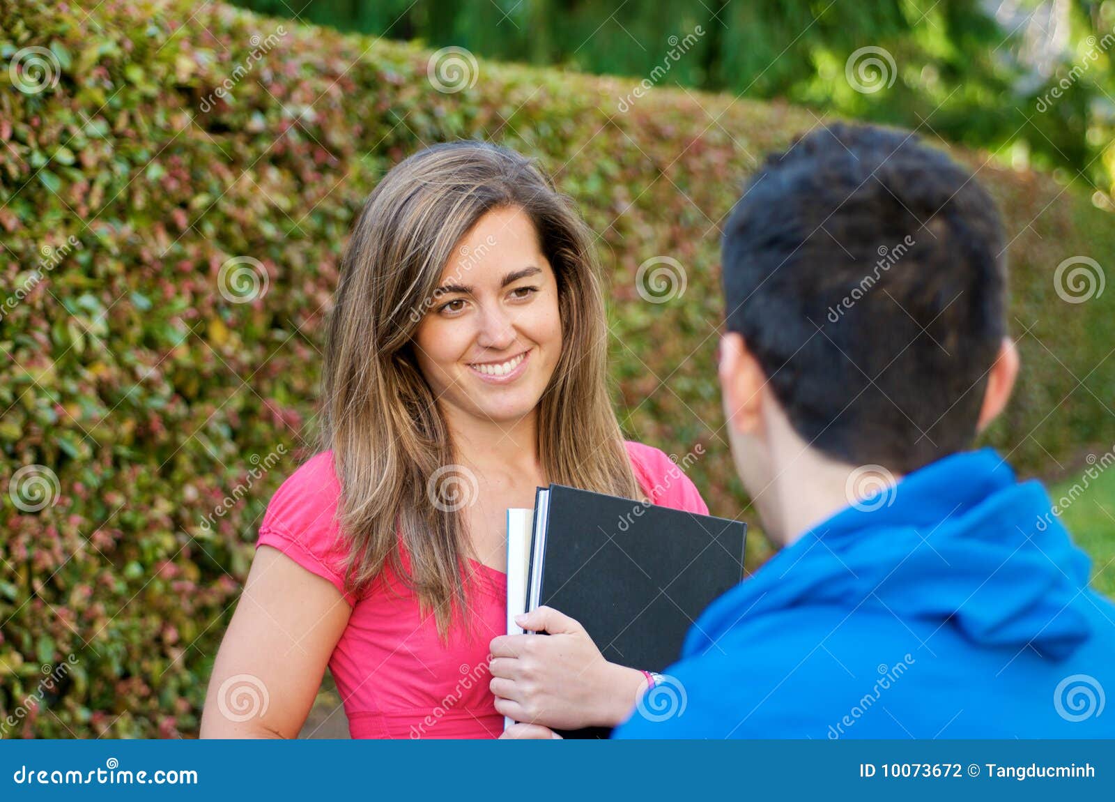 Student discussion stock photo. Image of introduction - 10073672