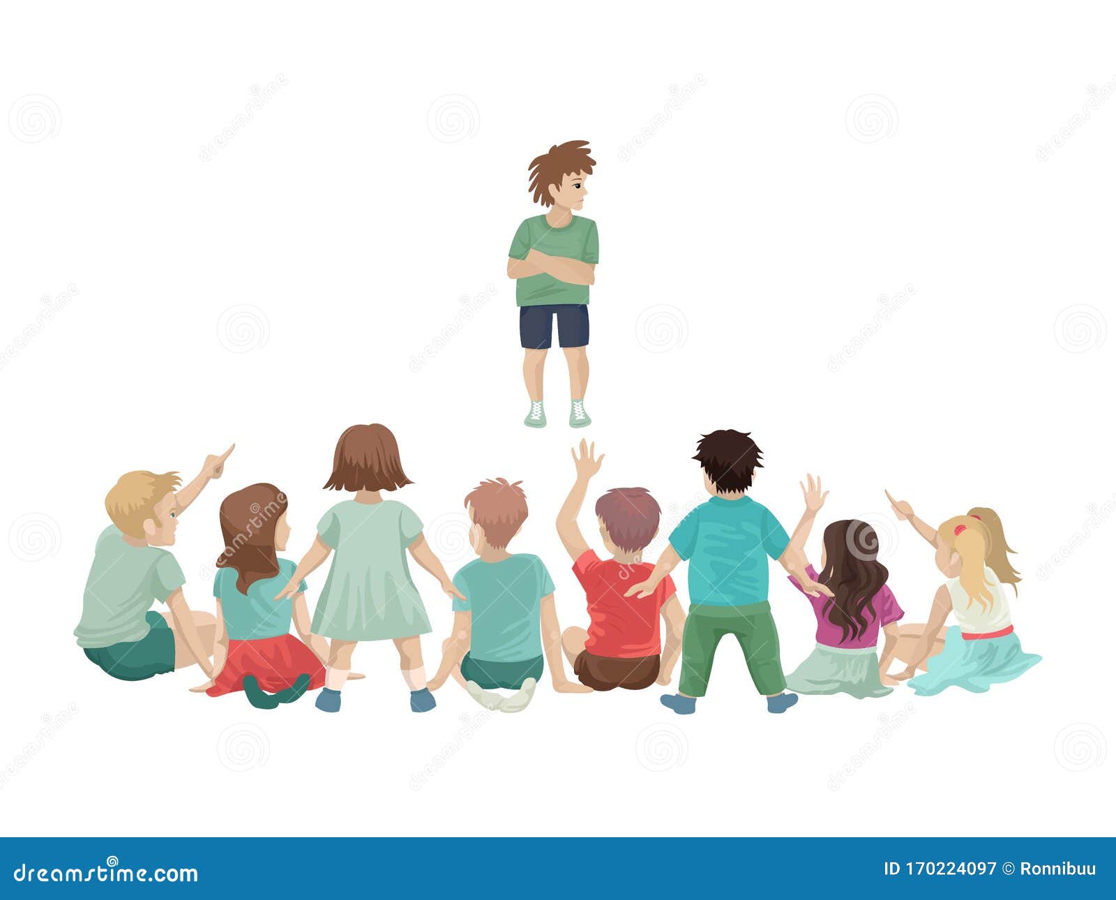 Unhappy Student Feeling Depressed And Anxious Vector Cartoon ...