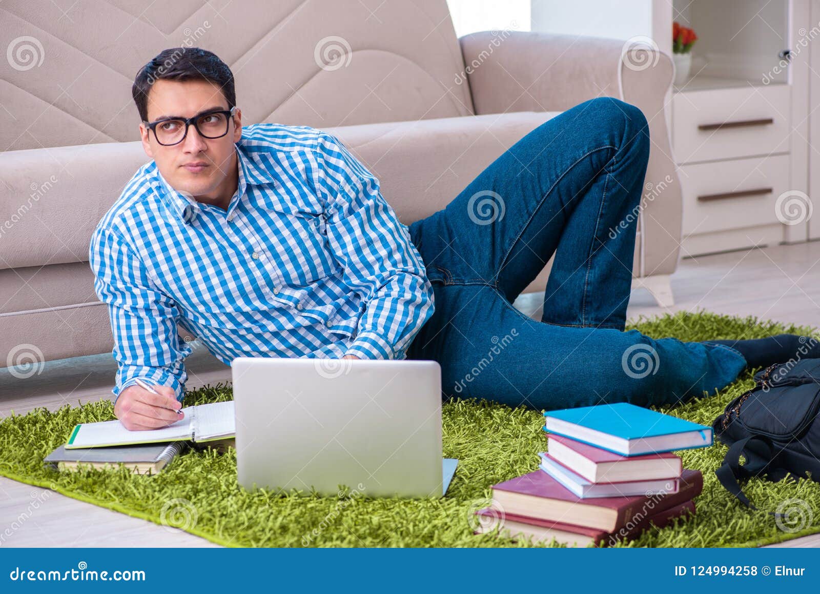 The Student Doing Distance Mba Online Training Stock Photo - Image of ...