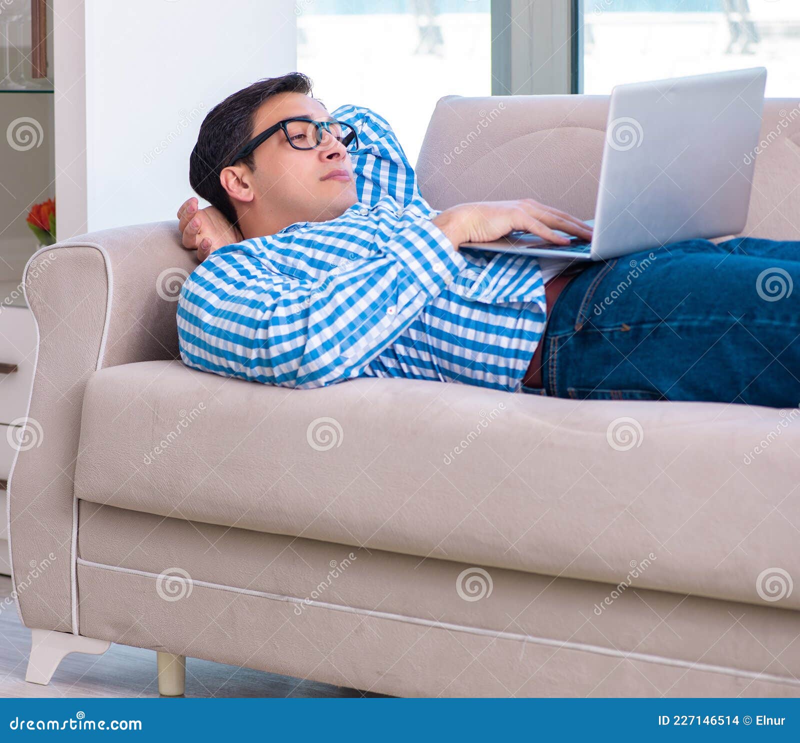 Student Doing Distance MBA Online Training Stock Photo - Image of exam ...