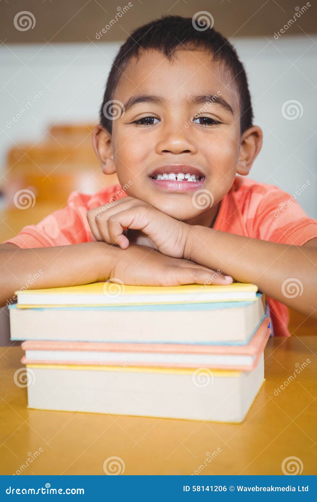 Student Doing Some Class Work Stock Photo - Image of development, class ...