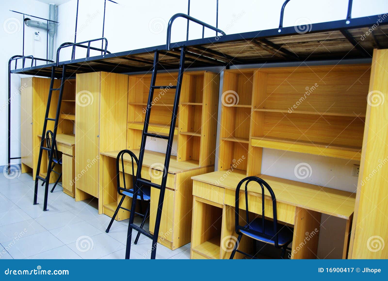 Student dorm stock image. Image of beds, teen, youth - 16900417