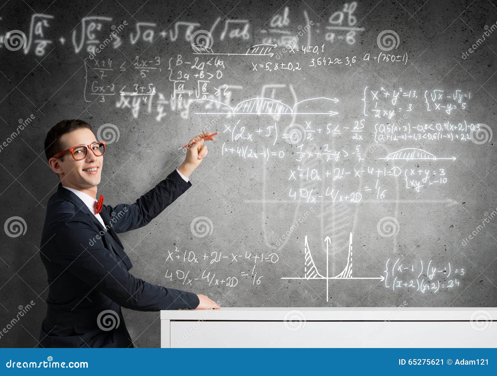 Student Drawing Science Formulas Stock Image - Image of indoor, formula ...