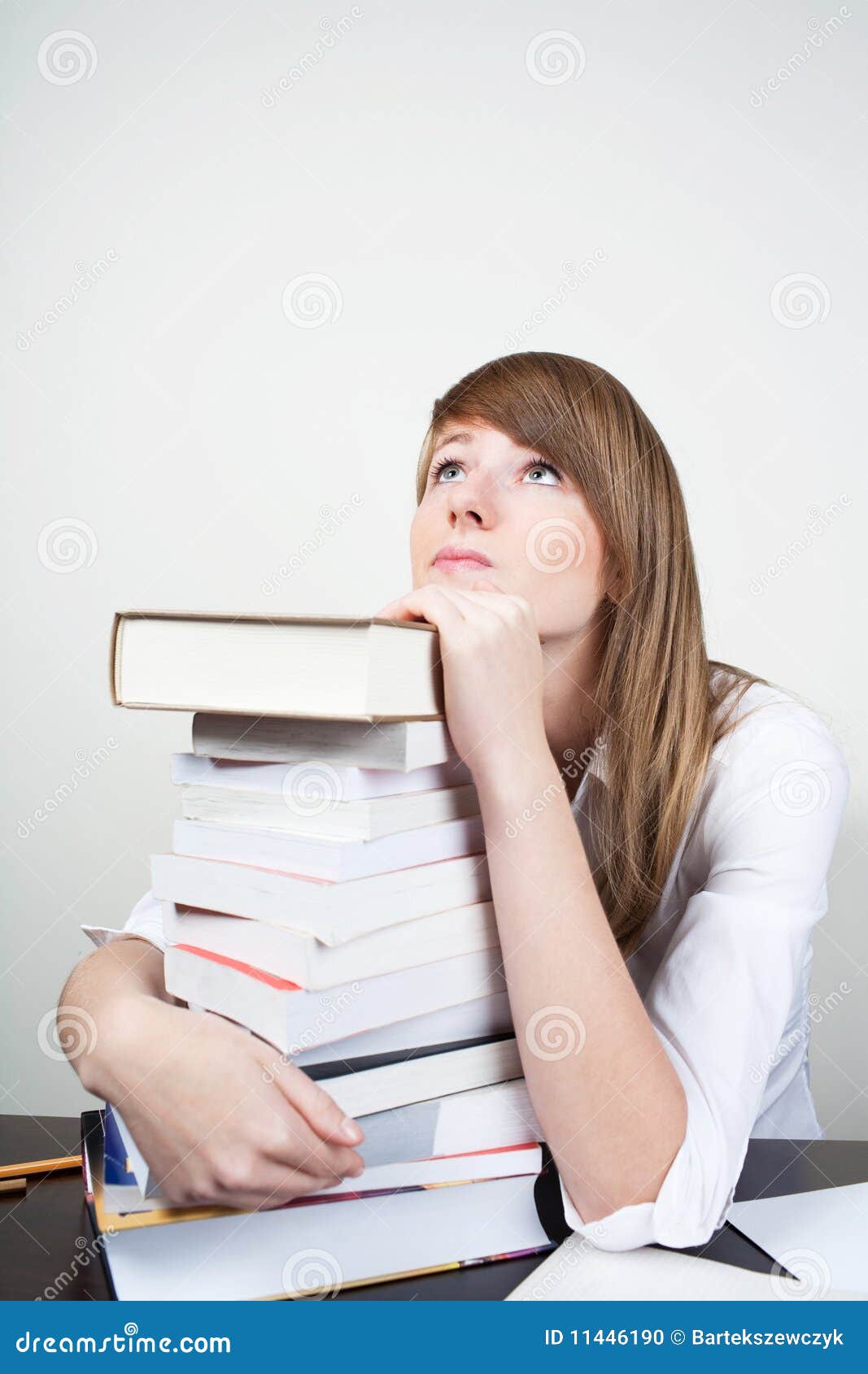 Student dreaming stock photo. Image of dream, adult, think - 11446190