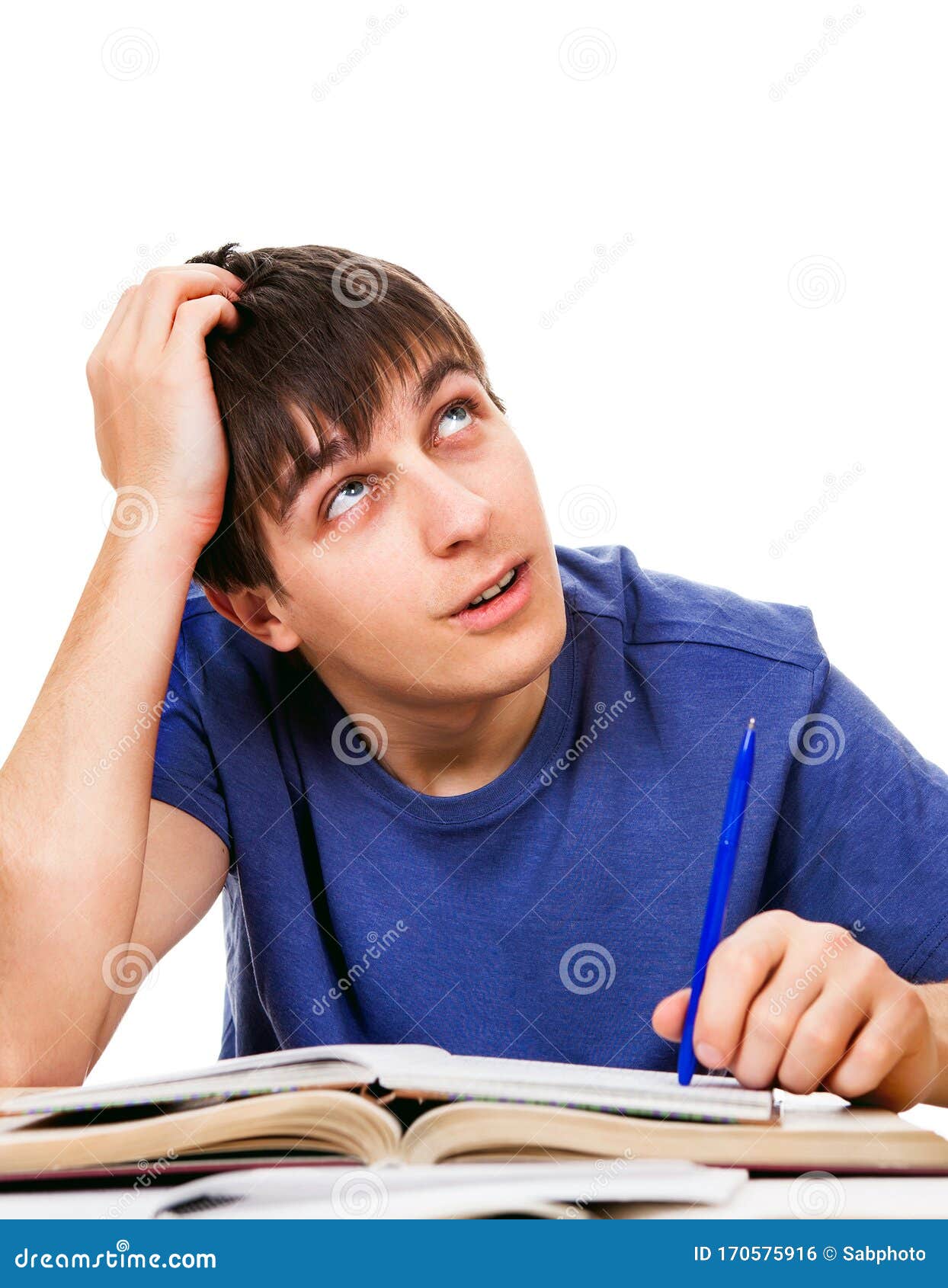 Student is Dreaming stock photo. Image of person, motivation - 170575916