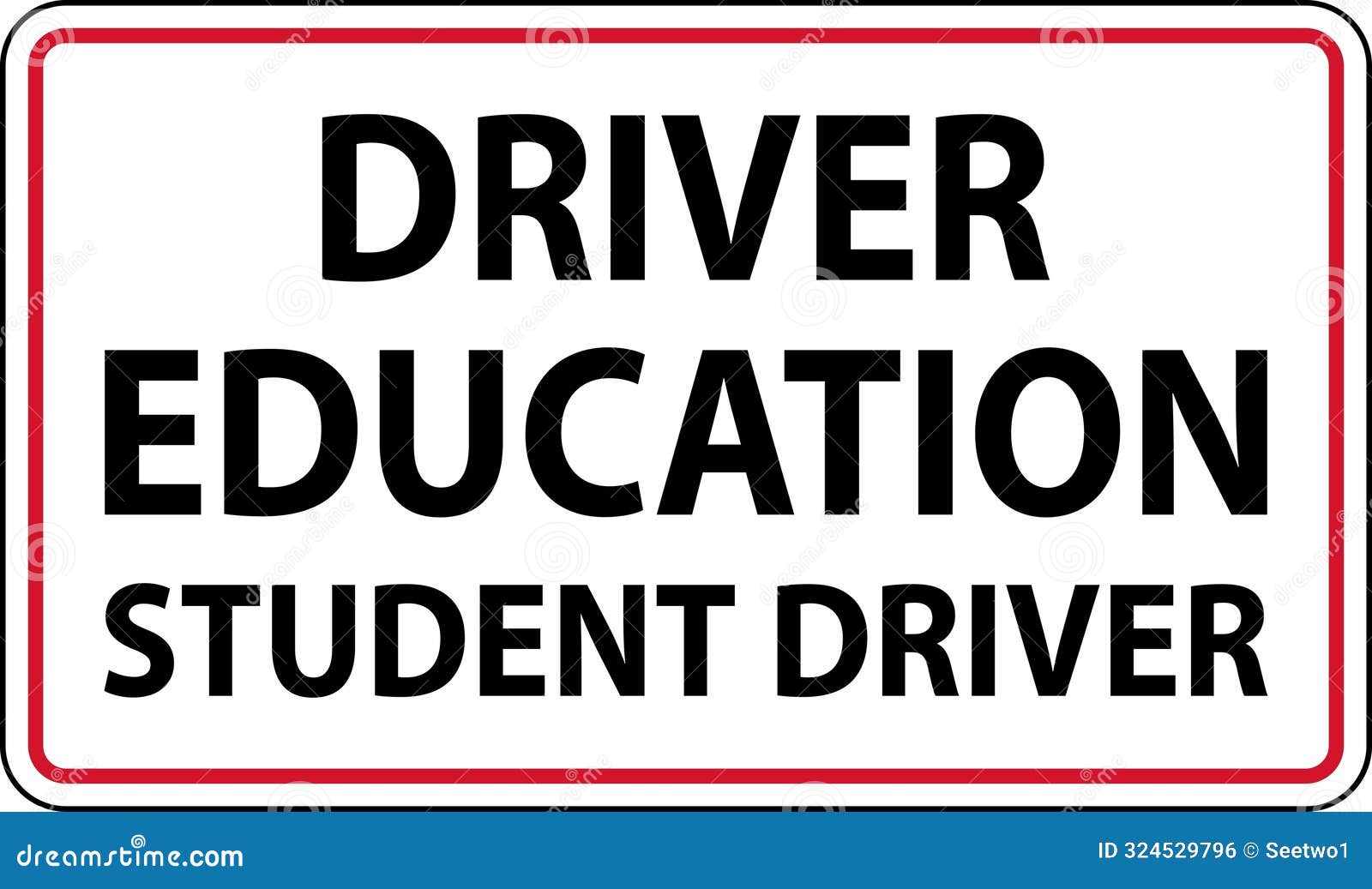 Student Driver Magnetic Car Sign, Driver Education Student Driver Stock ...