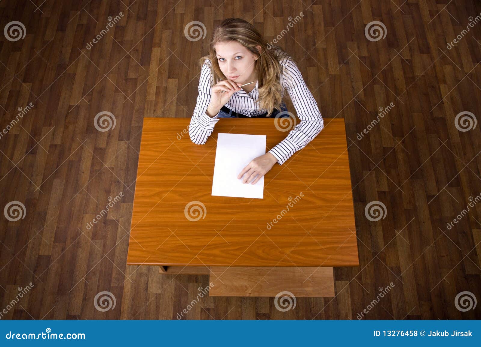 Student on examination stock photo. Image of help, portrait - 13276458