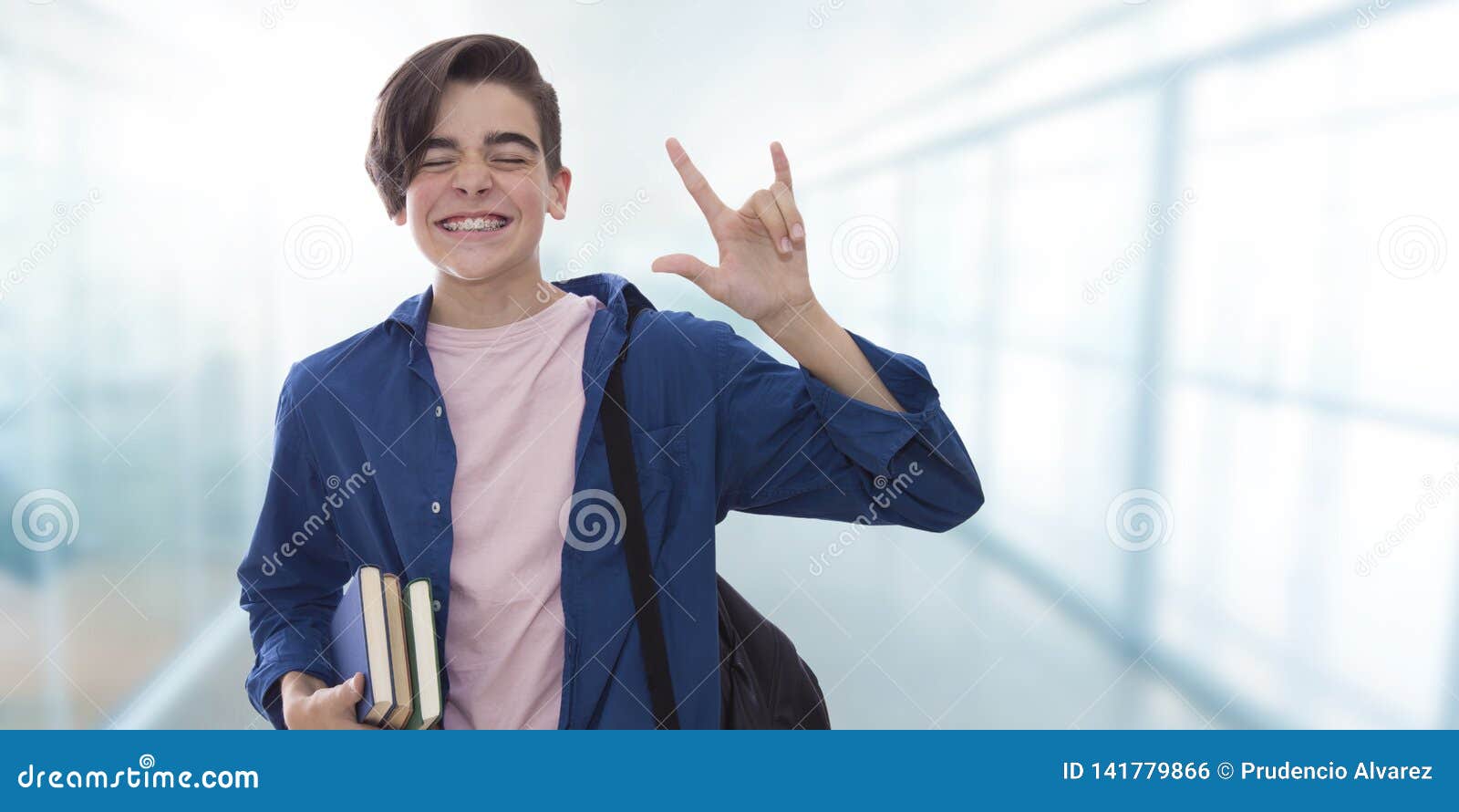 Student with an Expression of Success Stock Photo - Image of learning ...
