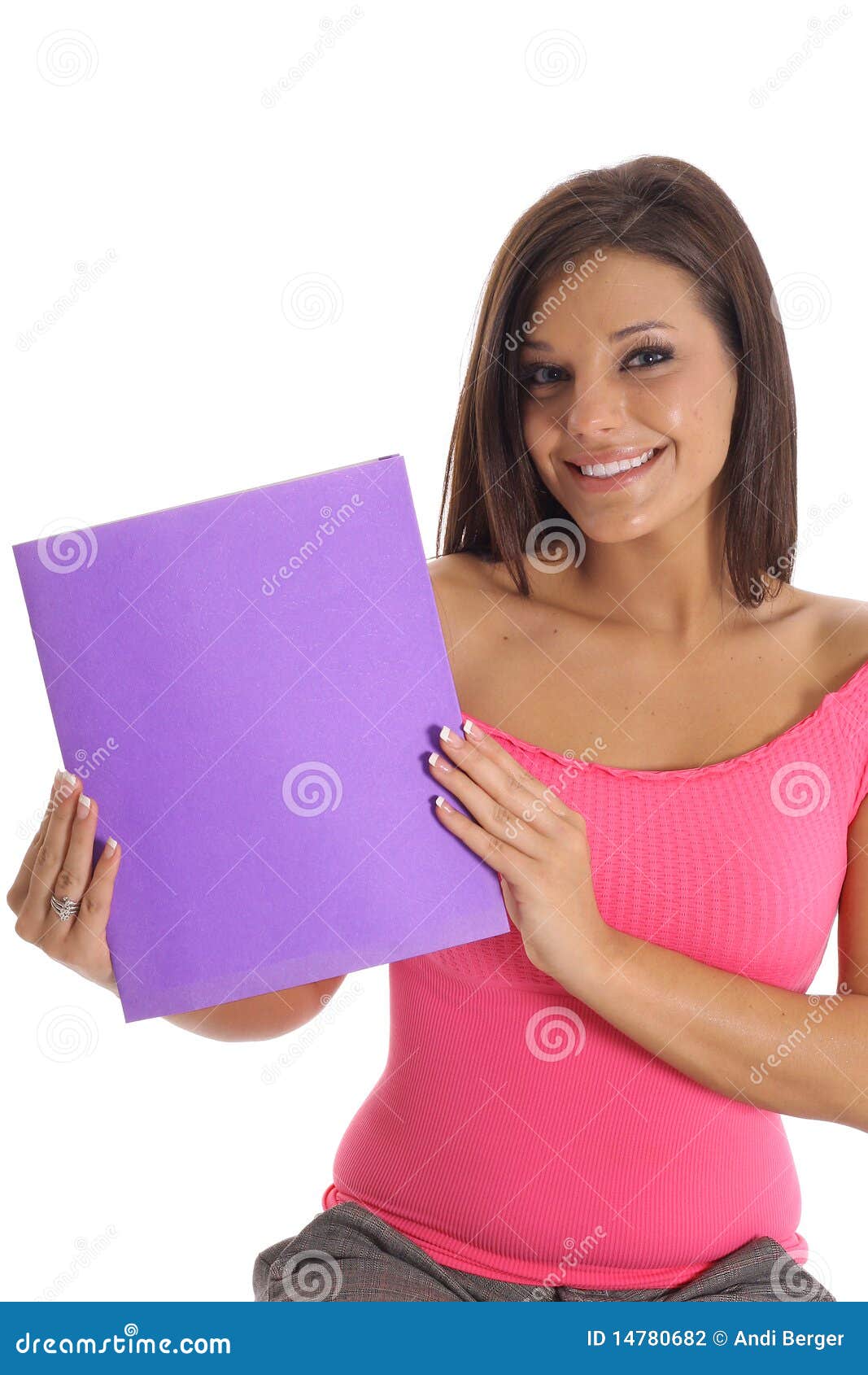 Student with a folder stock photo. Image of business - 14780682