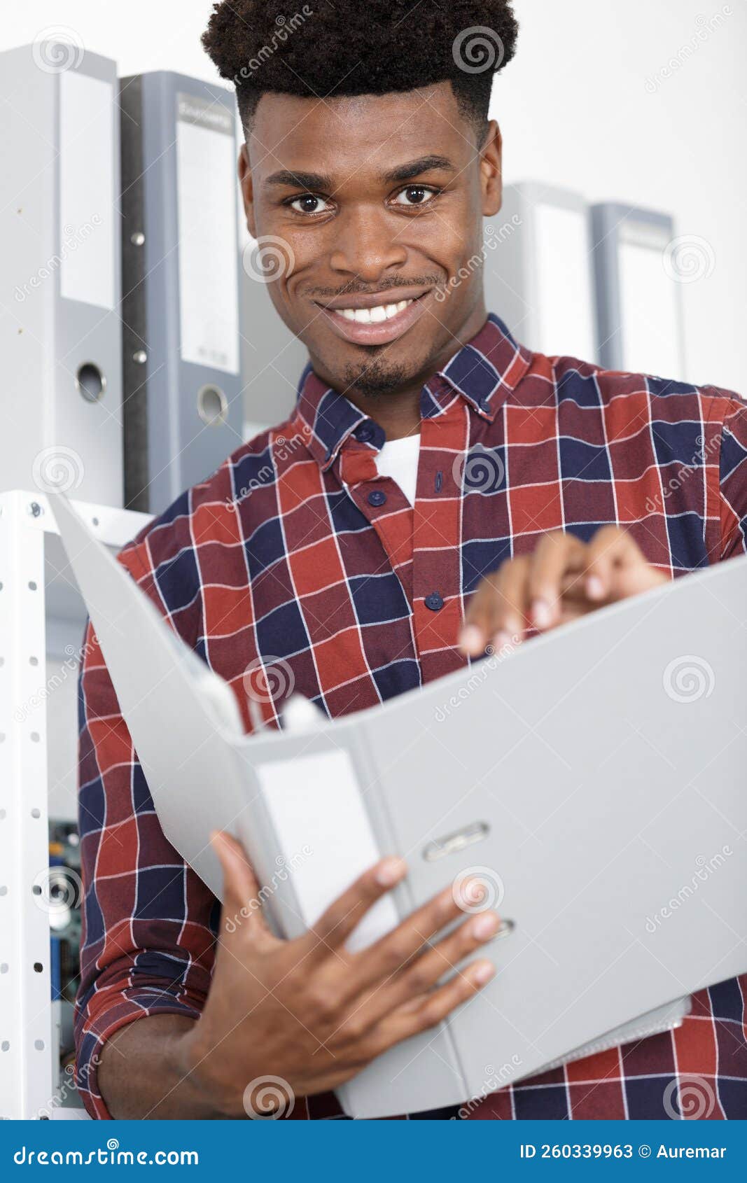 Student with Folders and Books Stock Image - Image of computer ...