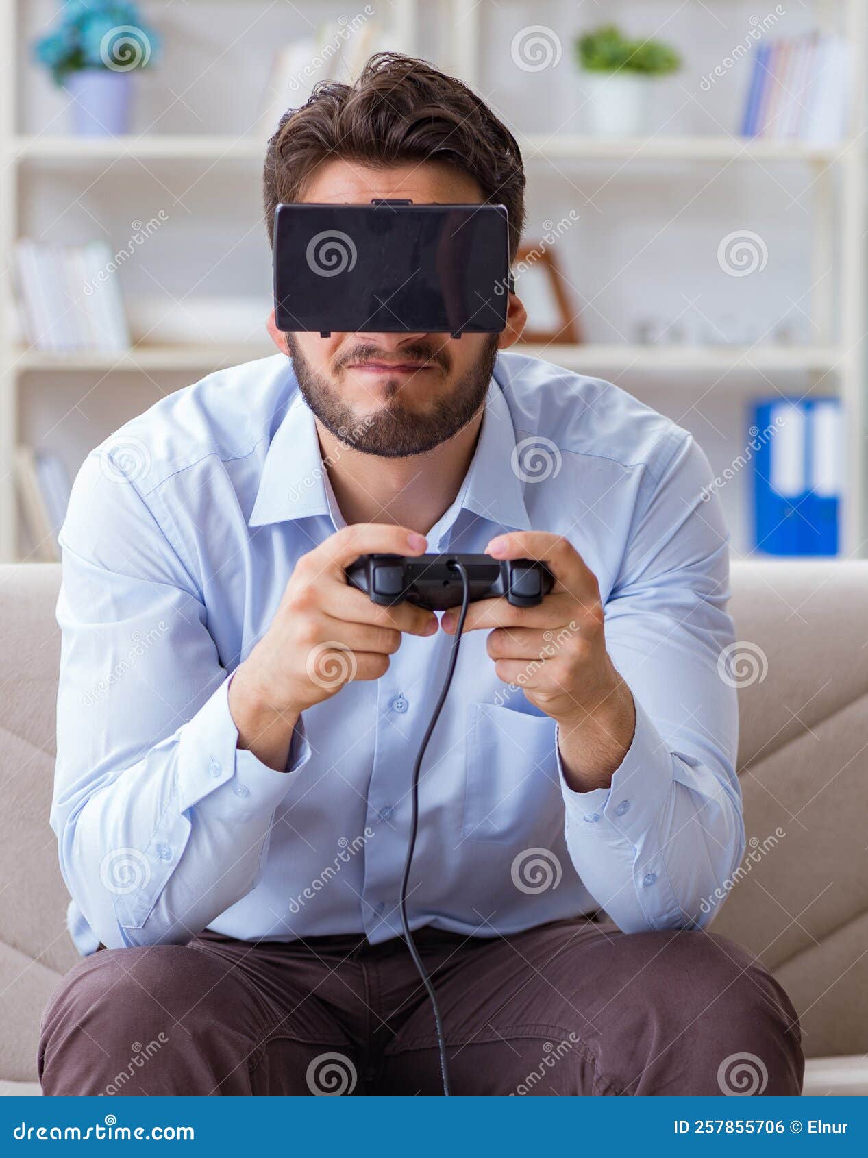 Student Gamer Playing Games at Home Stock Photo - Image of enjoyment ...