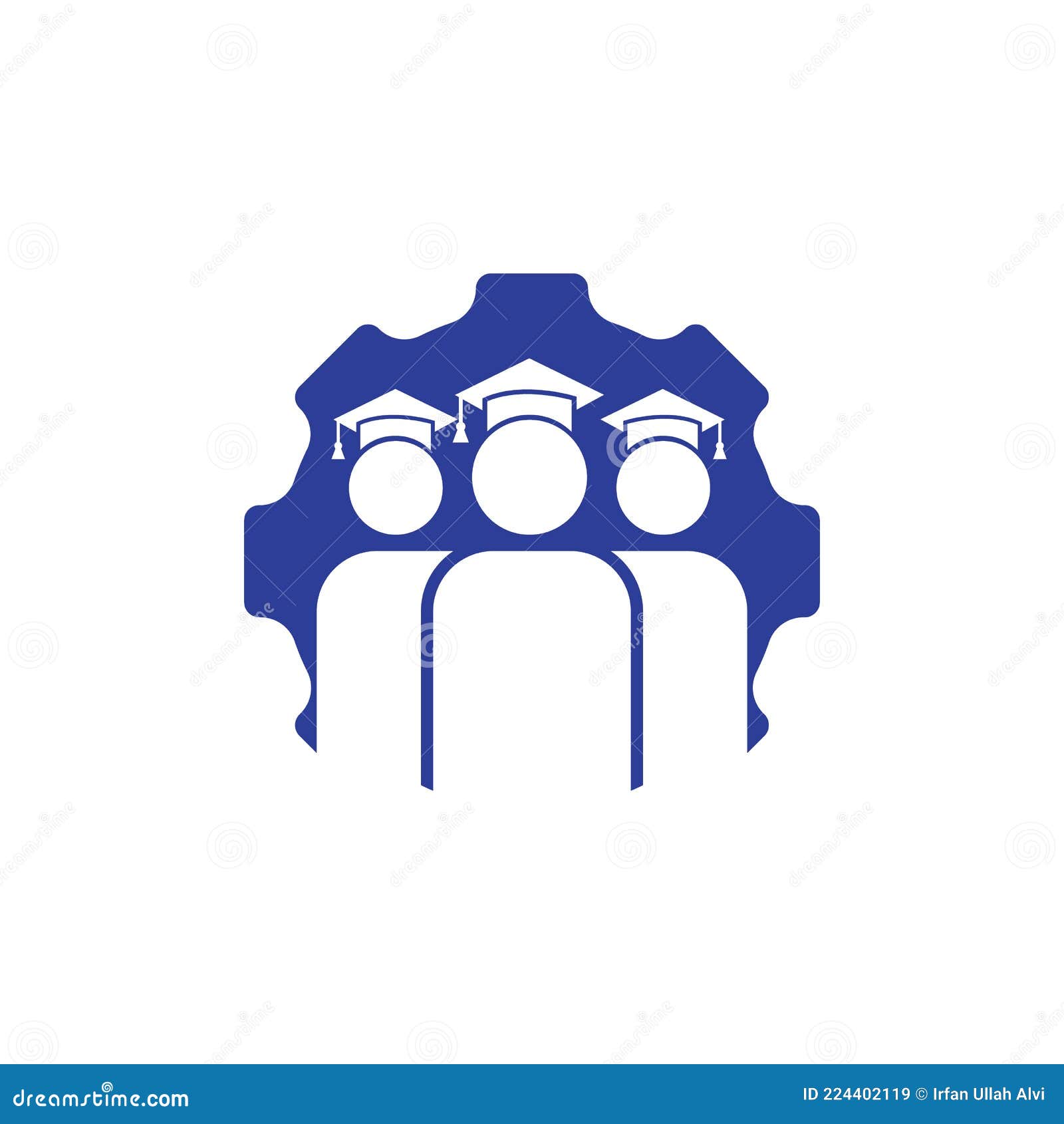 Student Gear Vector Logo Template. Graduation Engineer Logo Symbol or ...