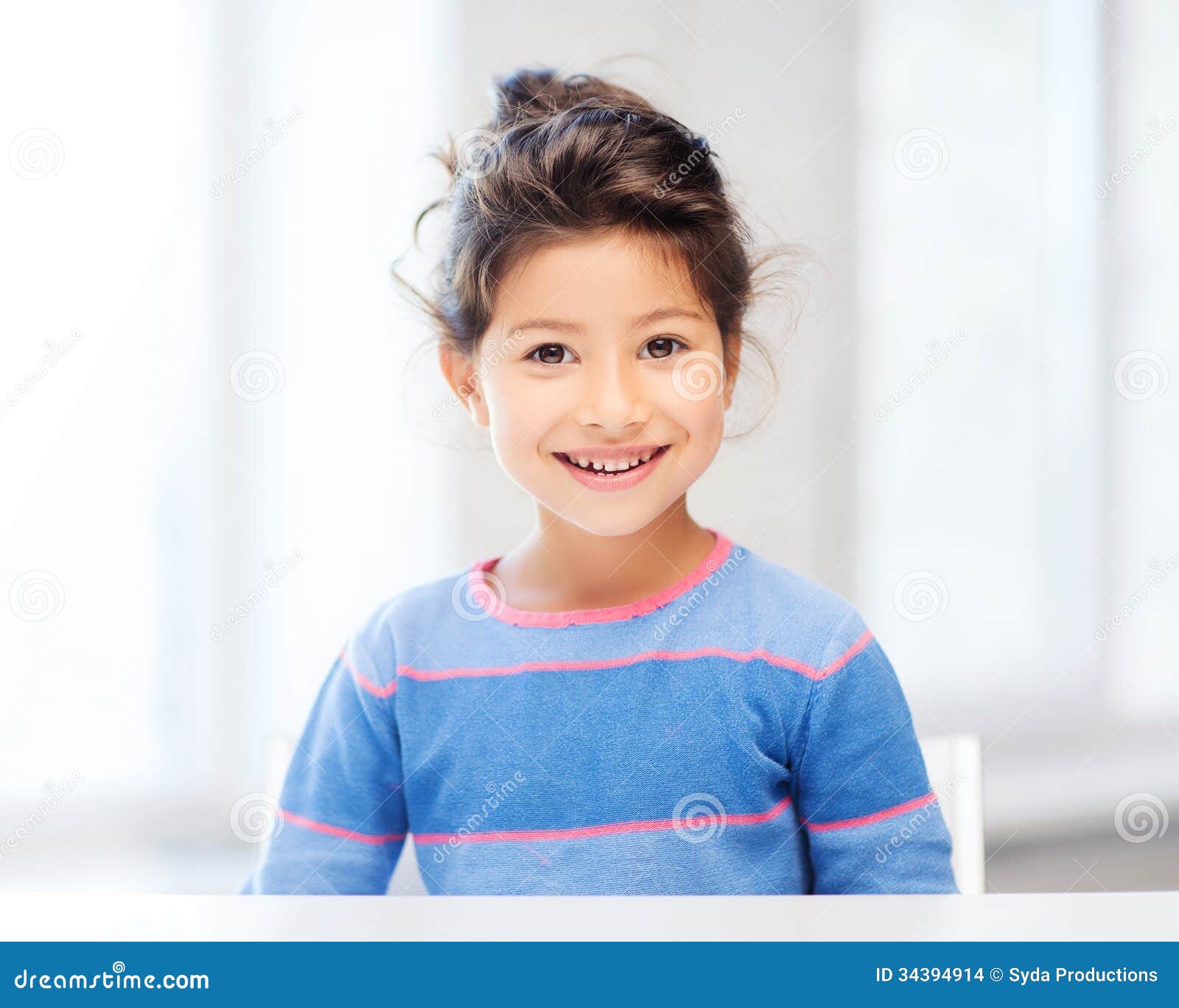 Student girl at school stock photo. Image of childhood - 34394914