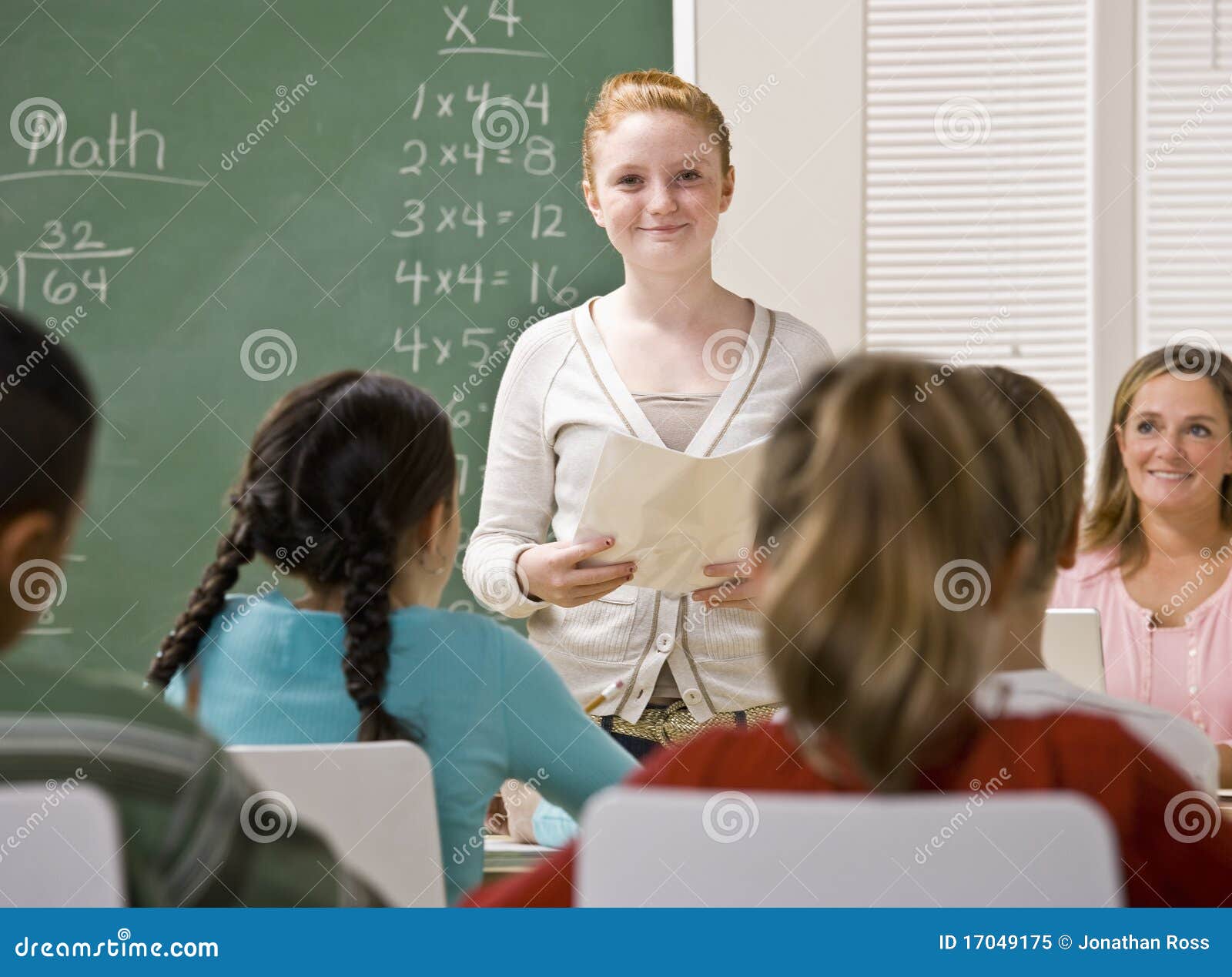 Student Giving Report In Classroom Royalty Free Stock Photo - Image ...