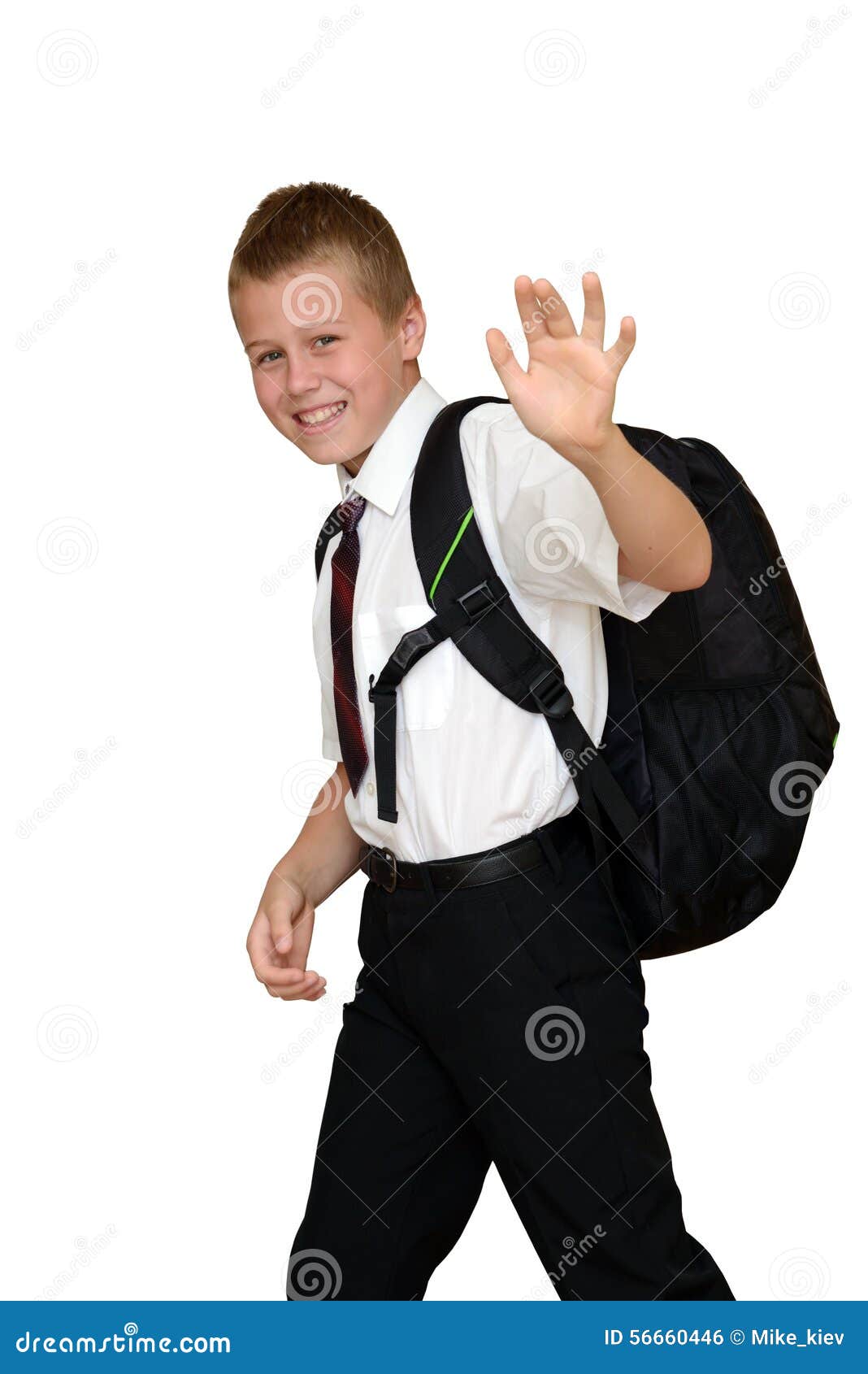 Student goes to school stock photo. Image of young, student - 56660446