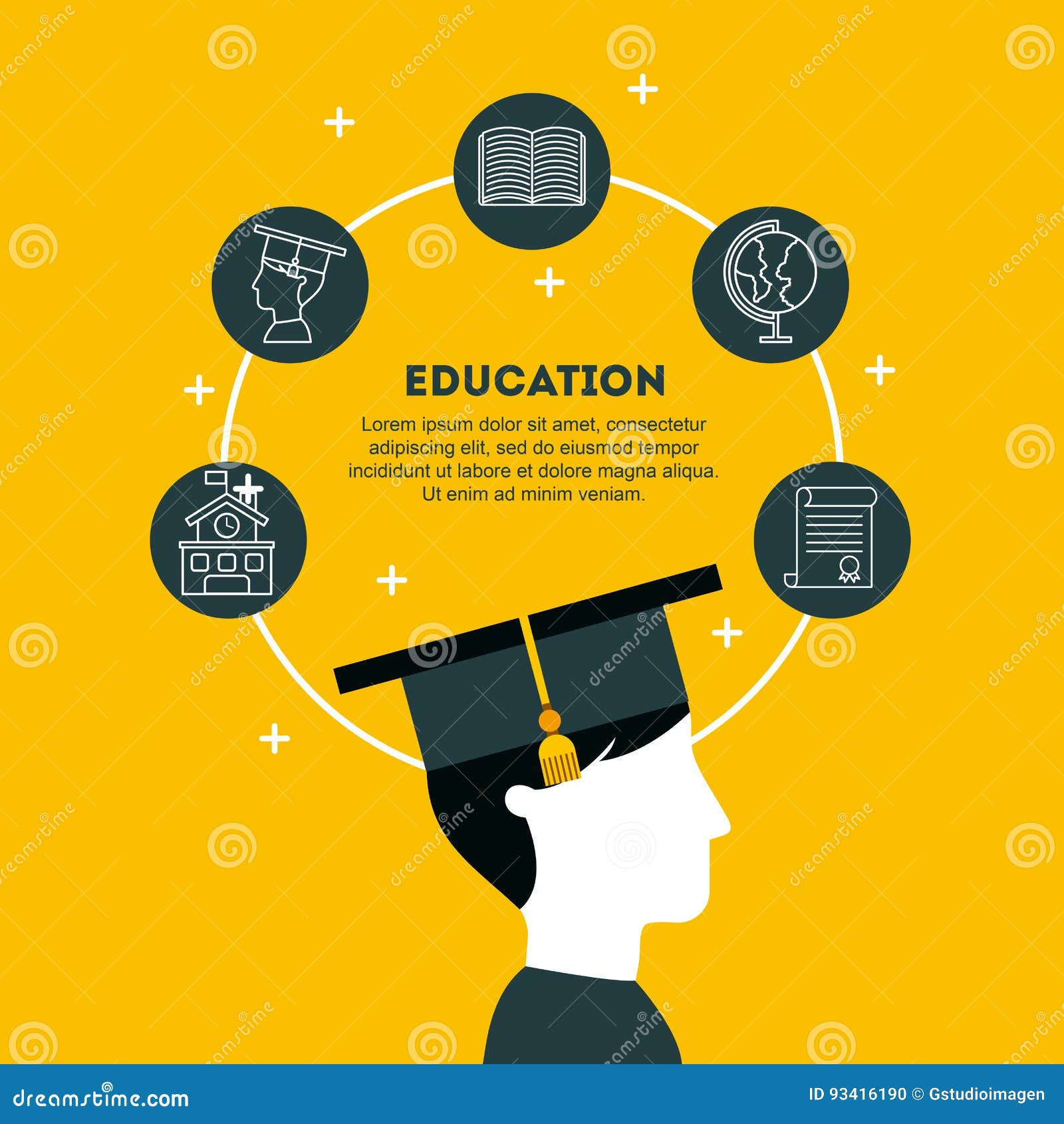 Flat Student Graphic Stock Illustrations – 52,607 Flat Student Graphic ...