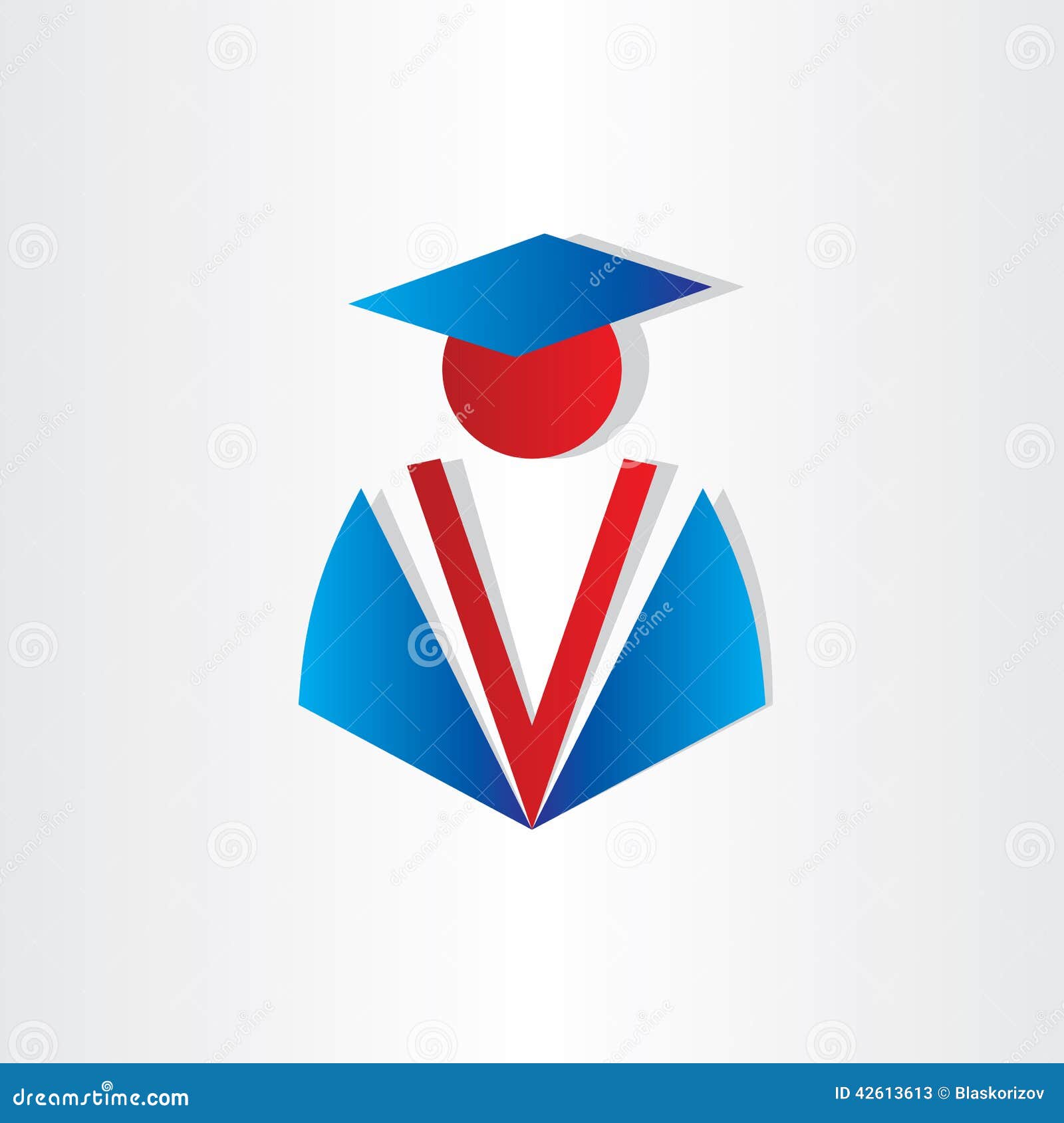 Student Graduate University Symbol Stock Vector - Illustration of ...