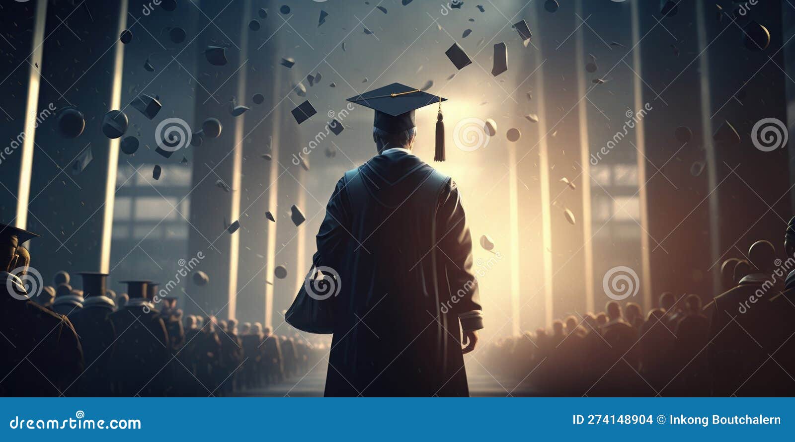 Student Graduates of the University, Graduation Day Concept ...