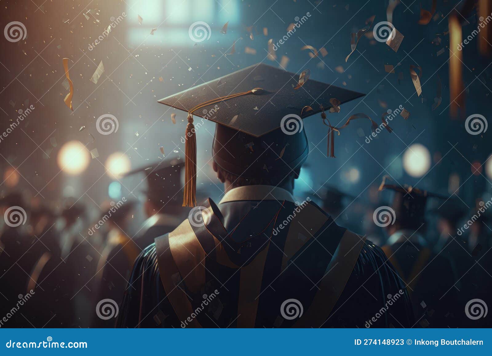 Student Graduates of the University, Graduation Day Concept ...