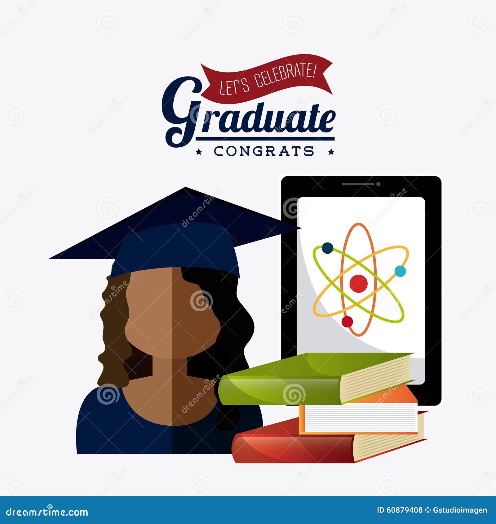 Student graduation design stock vector. Illustration of college - 60879408