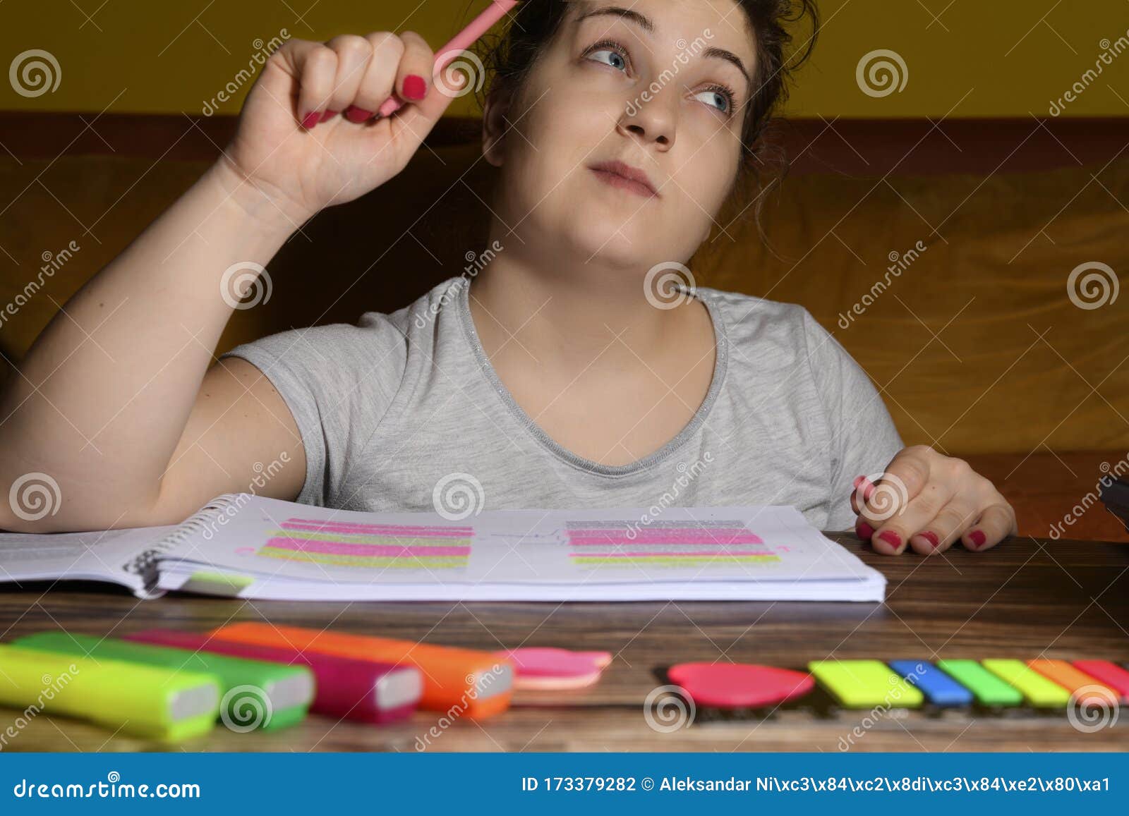 Student a great thinker stock photo. Image of nail, white - 173379282