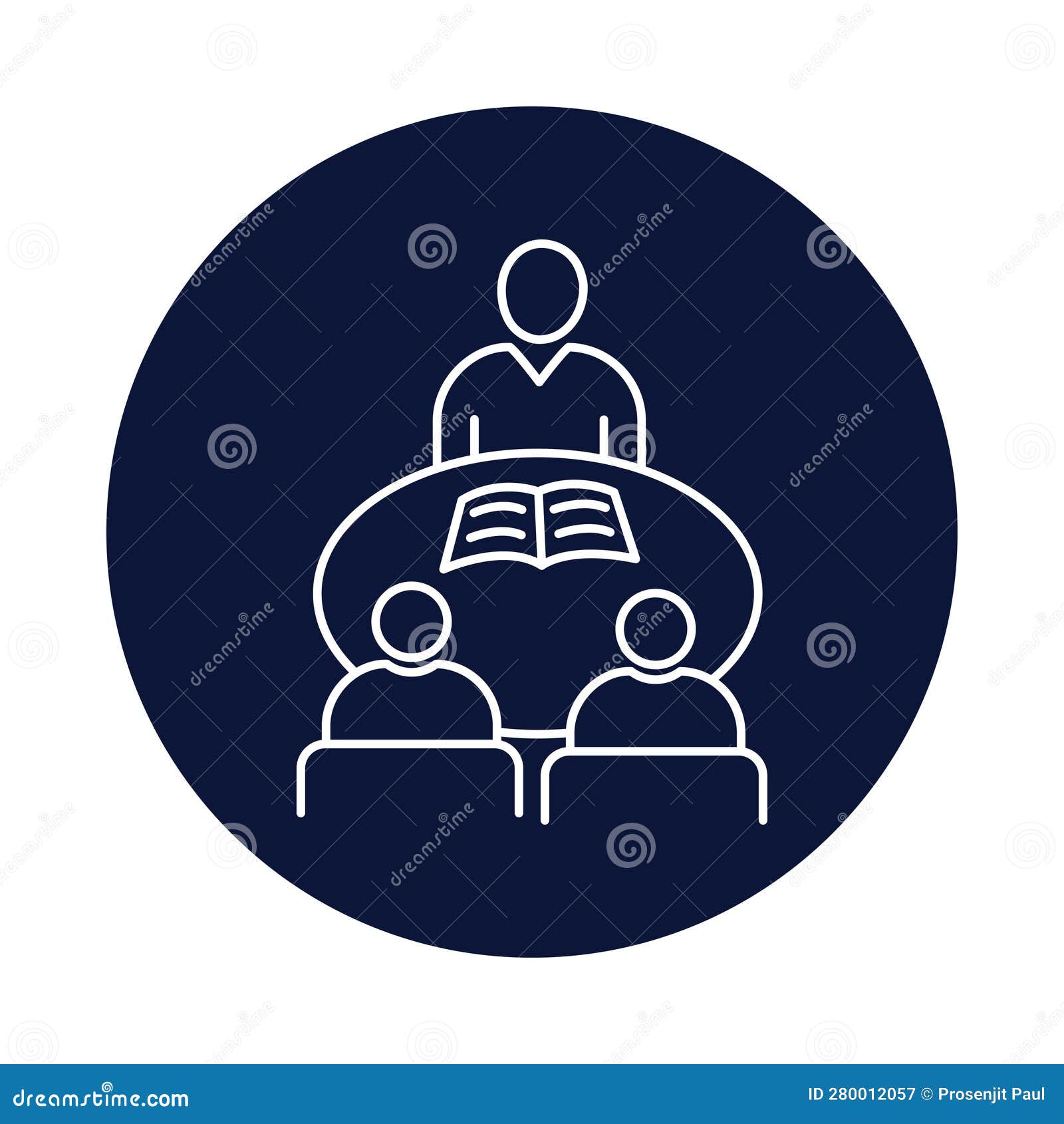 Student, Group Study, Reading, Table, Study, Group Study Student Icon ...