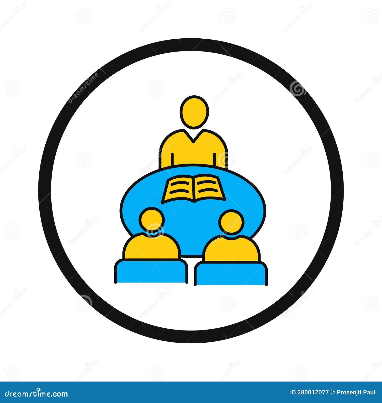 Student, Group Study, Reading, Table, Study, Group Study Student Icon ...