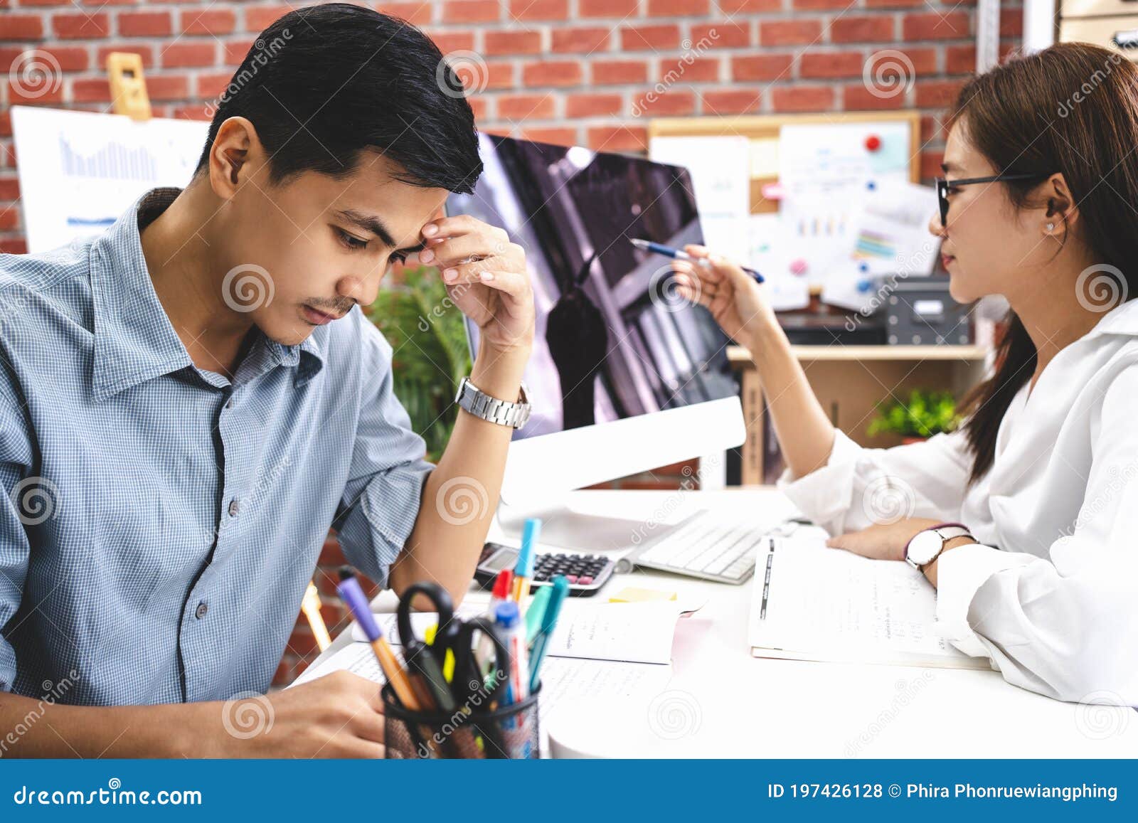 Student Group Was Stressed by the Homework that the Teacher Ordered ...