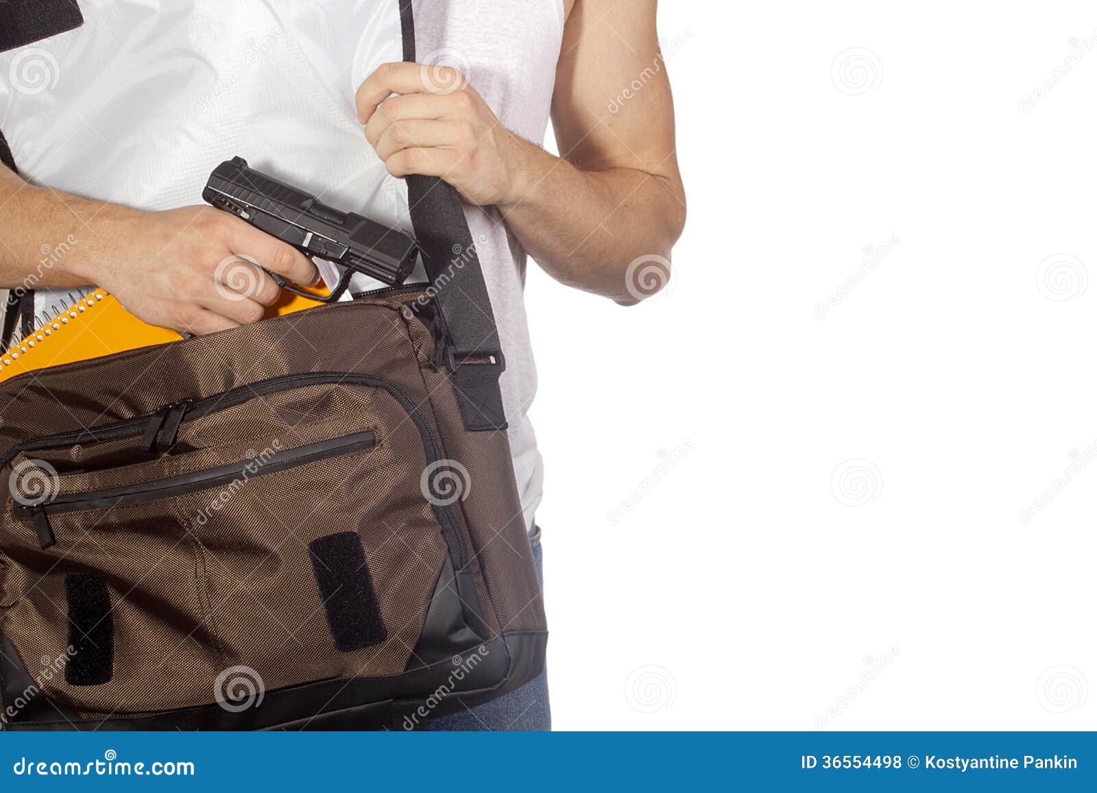 Student with gun stock photo. Image of combat, fire, concept - 36554498