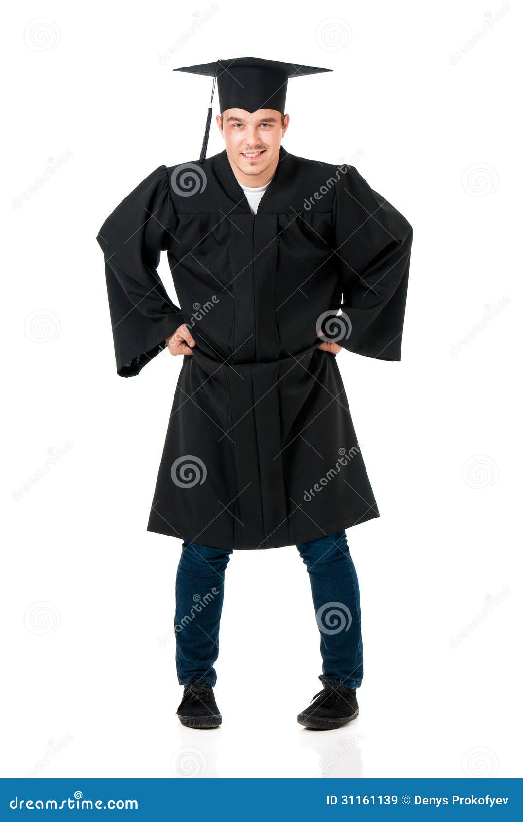 Student guy stock image. Image of bachelor, graduated - 31161139