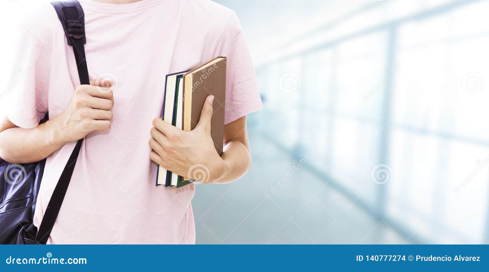 Student Hand with Books and College Stock Photo - Image of intelligent ...