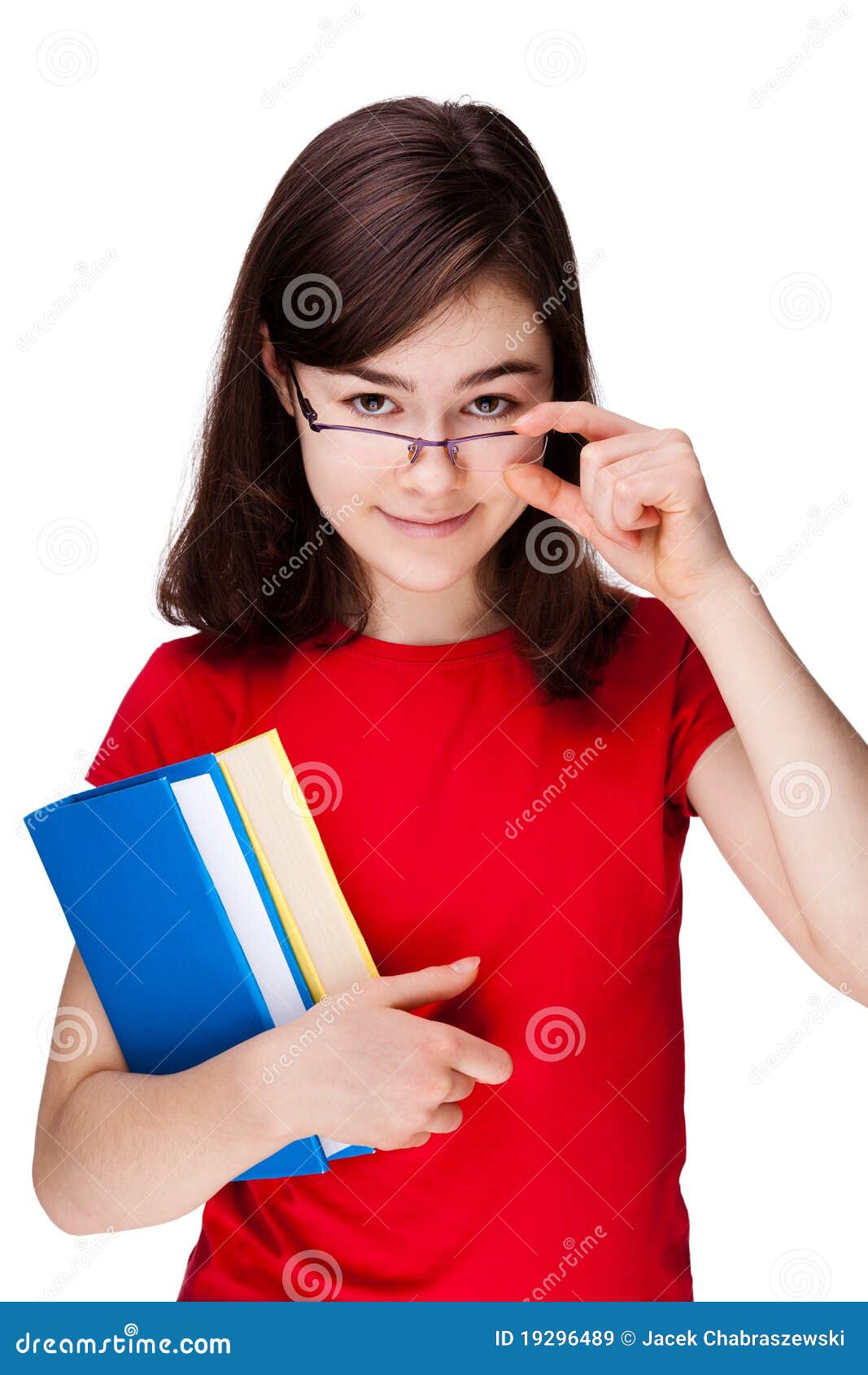 Student holding books stock image. Image of background - 19296489