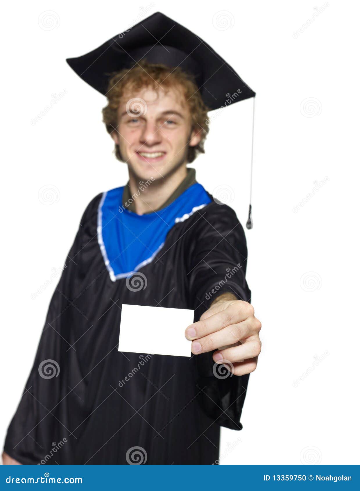 Student holding card stock photo. Image of space, blank - 13359750