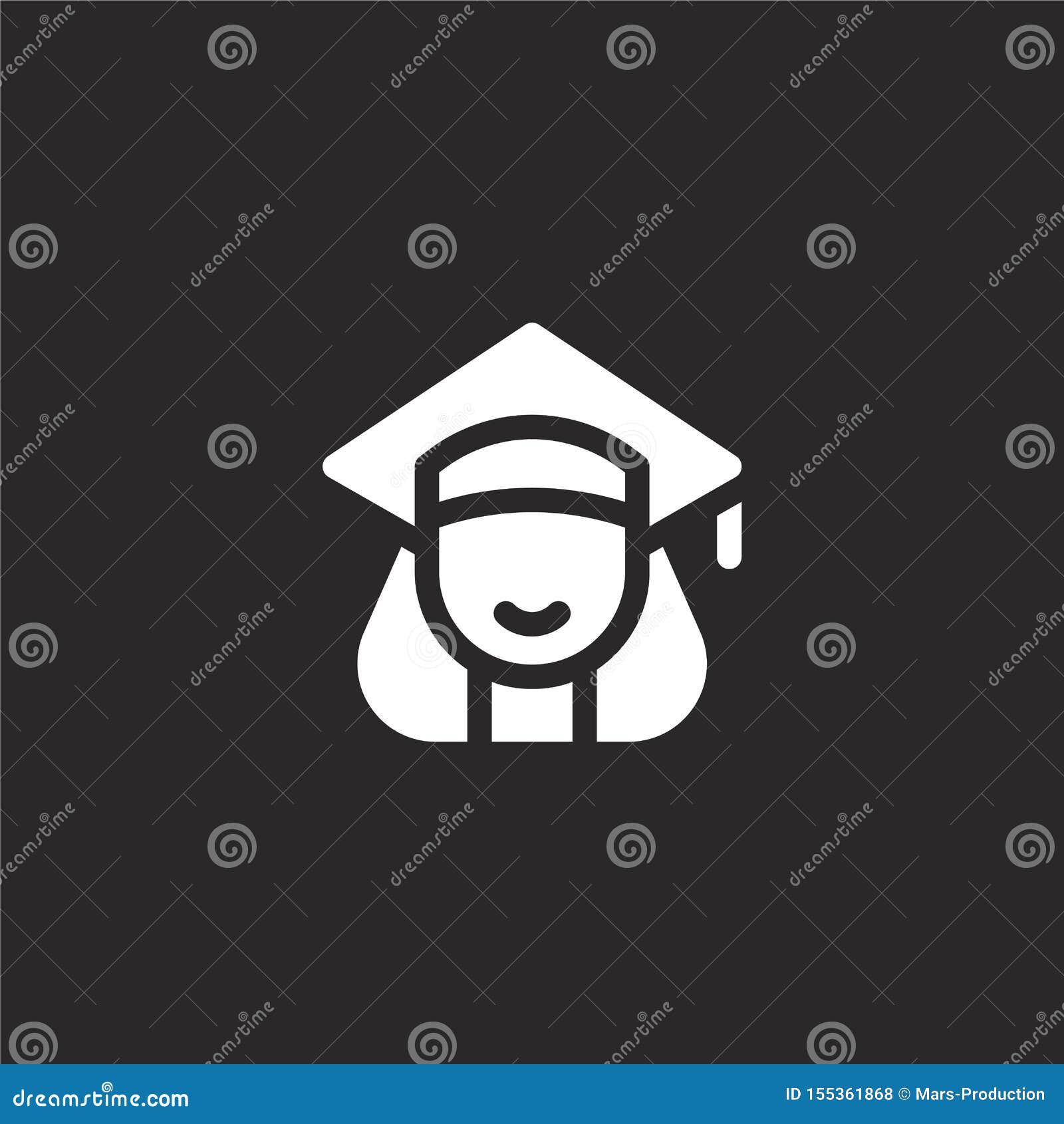 Student Icon. Filled Student Icon for Website Design and Mobile, App ...